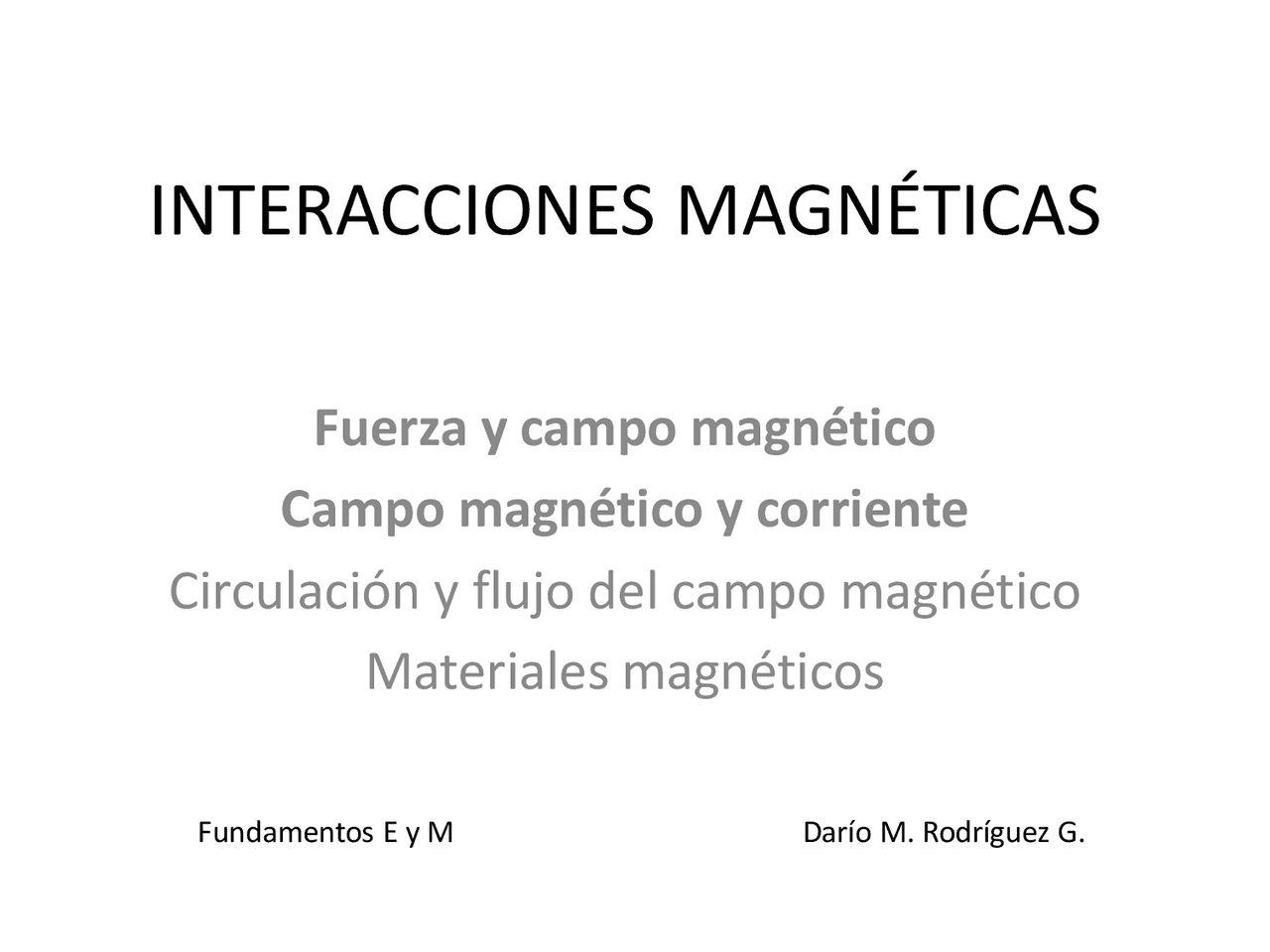 Clases de interacciones | Assignments Electronics | Docsity