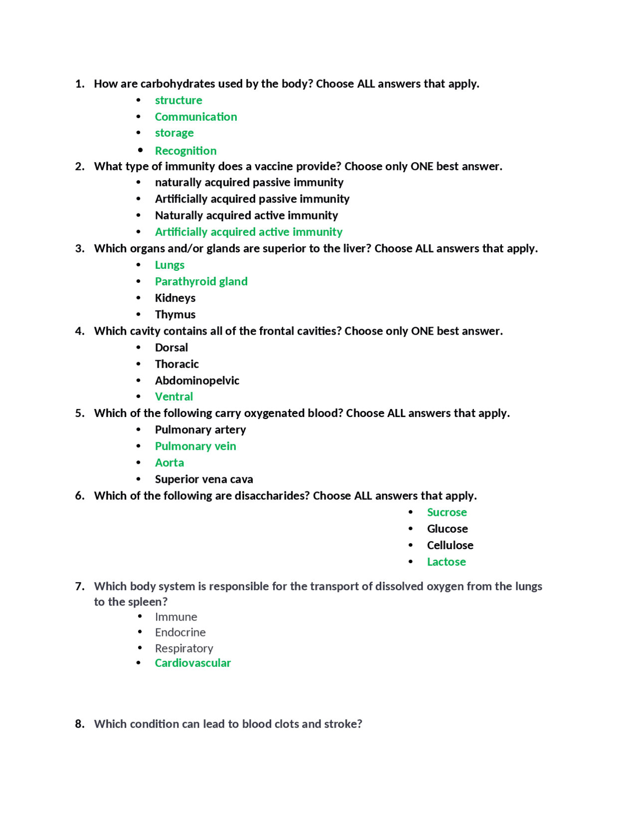 Teas 7 Question Bank With Answers Graded A Exams Nursing Docsity