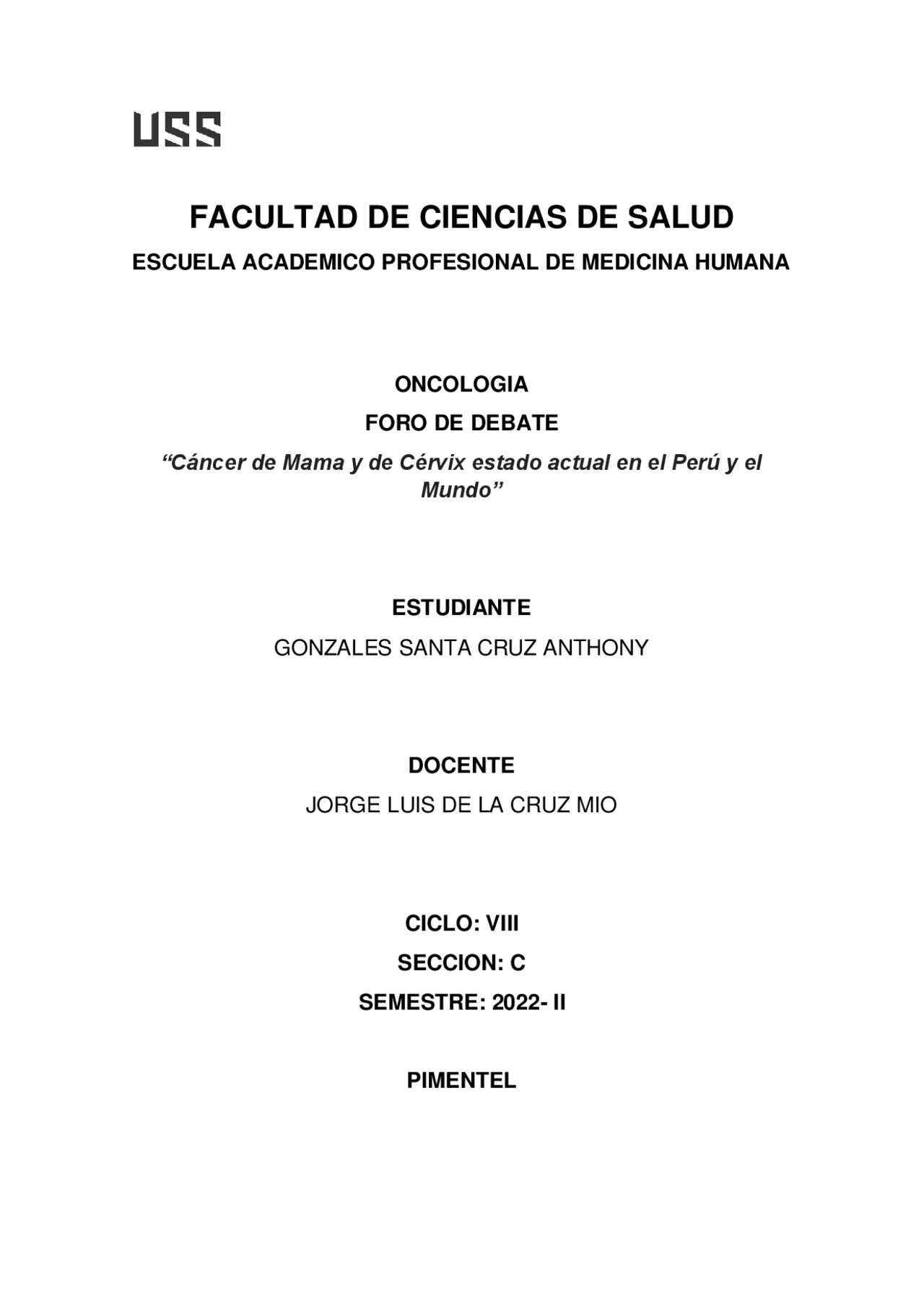 Oncologia Enfermedades Resúmenes De Oncología Docsity