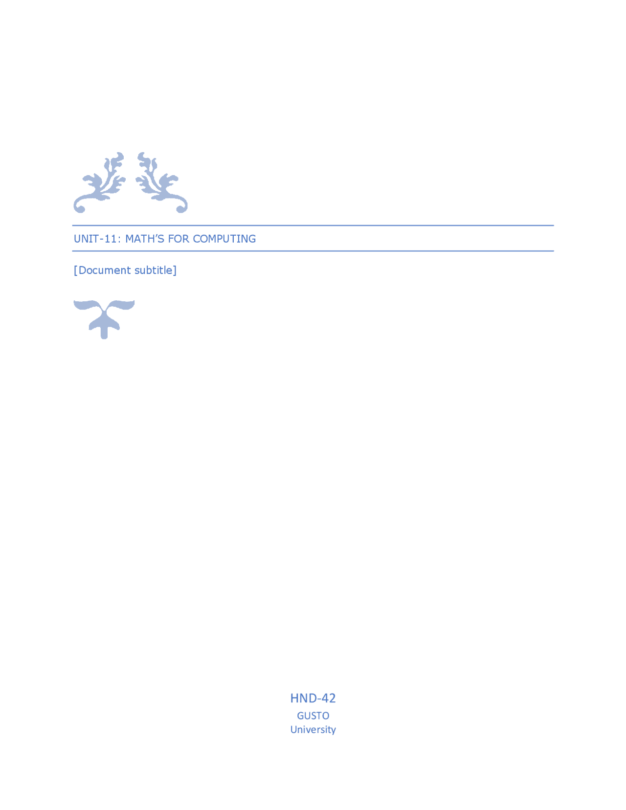 An Assignment For Mathematic Schemes And Mind Maps Mathematics Docsity