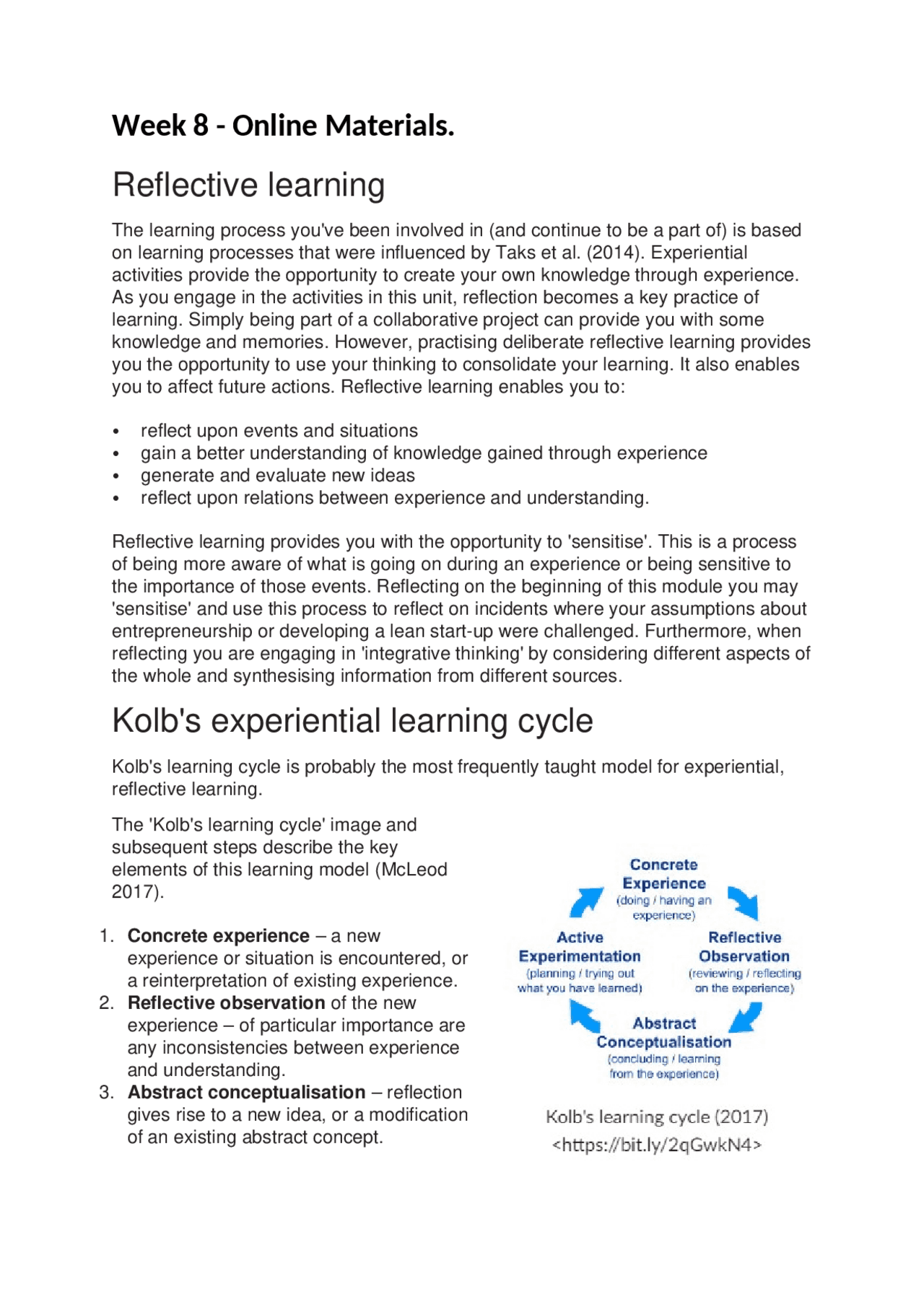 Learning materials and guidance | Study notes Leadership and Team ...