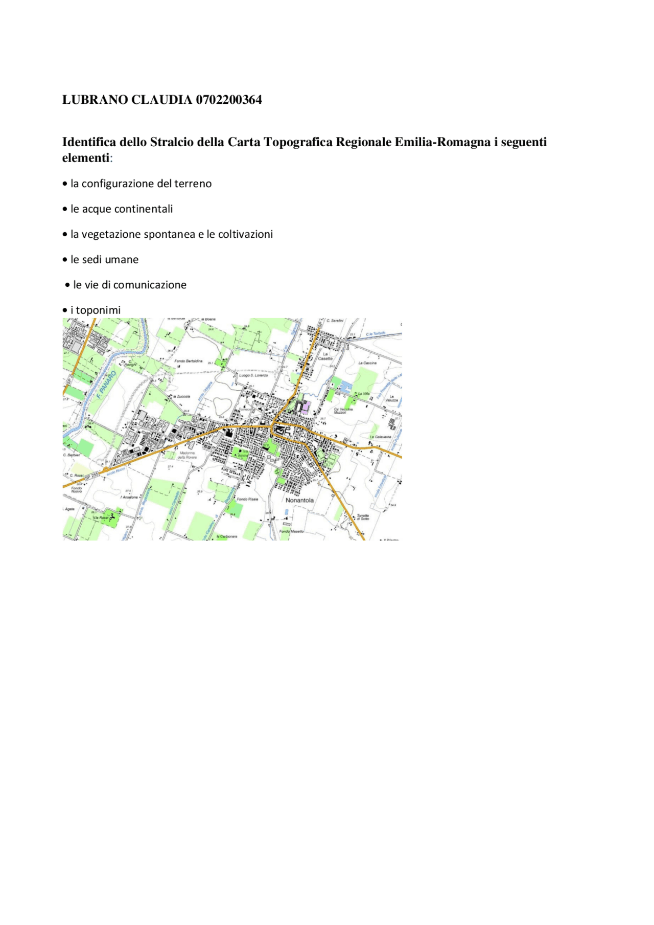 Geografia Fisica E Rischi Geomorfologici Elaborato 1 Corretto E