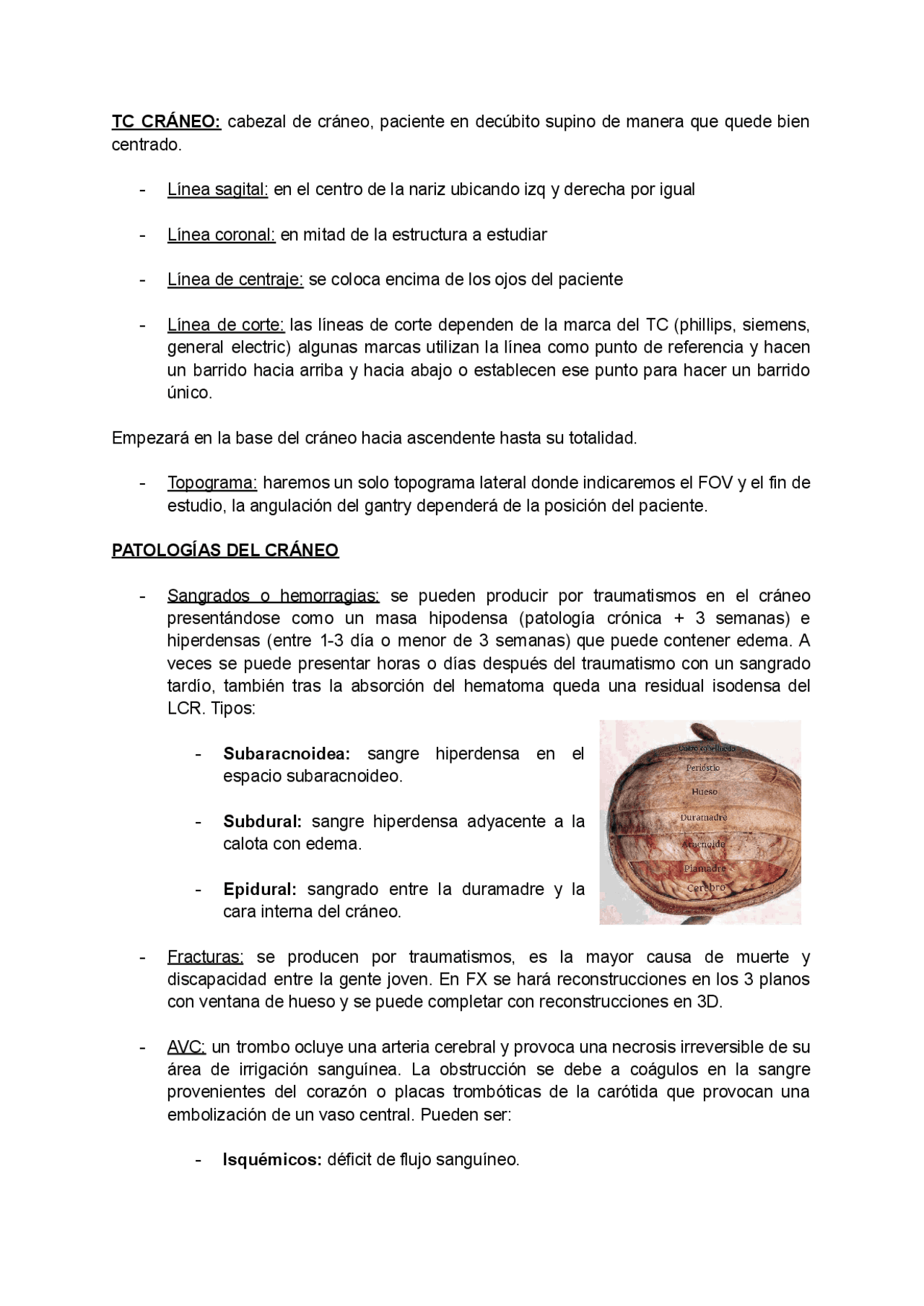 Tomografia Computarizada Procedimientos Apuntes De Radiología Docsity
