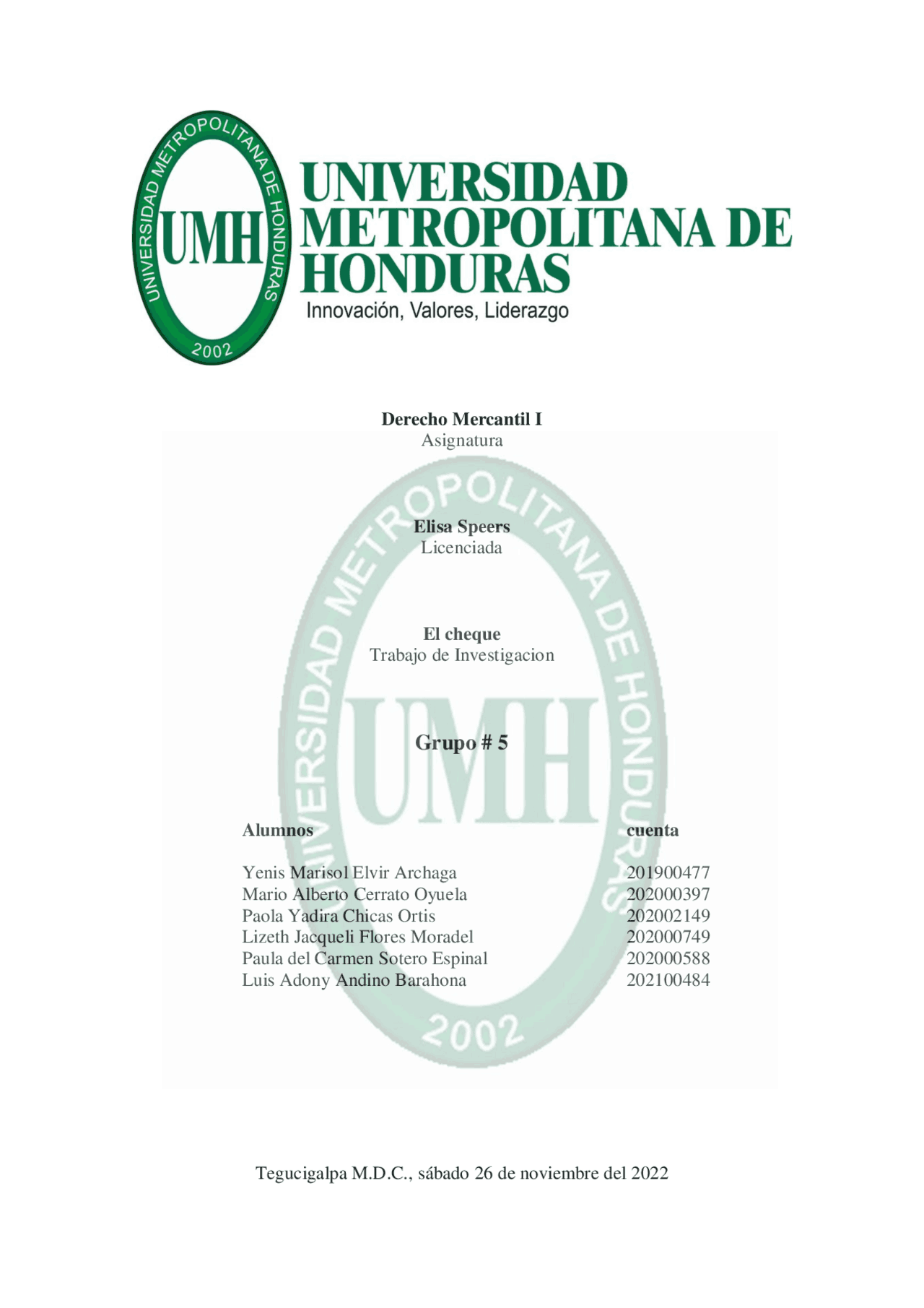 ES EL PRIMER AVANCE DEL CHEQUE | Apuntes de Derecho Penal | Docsity