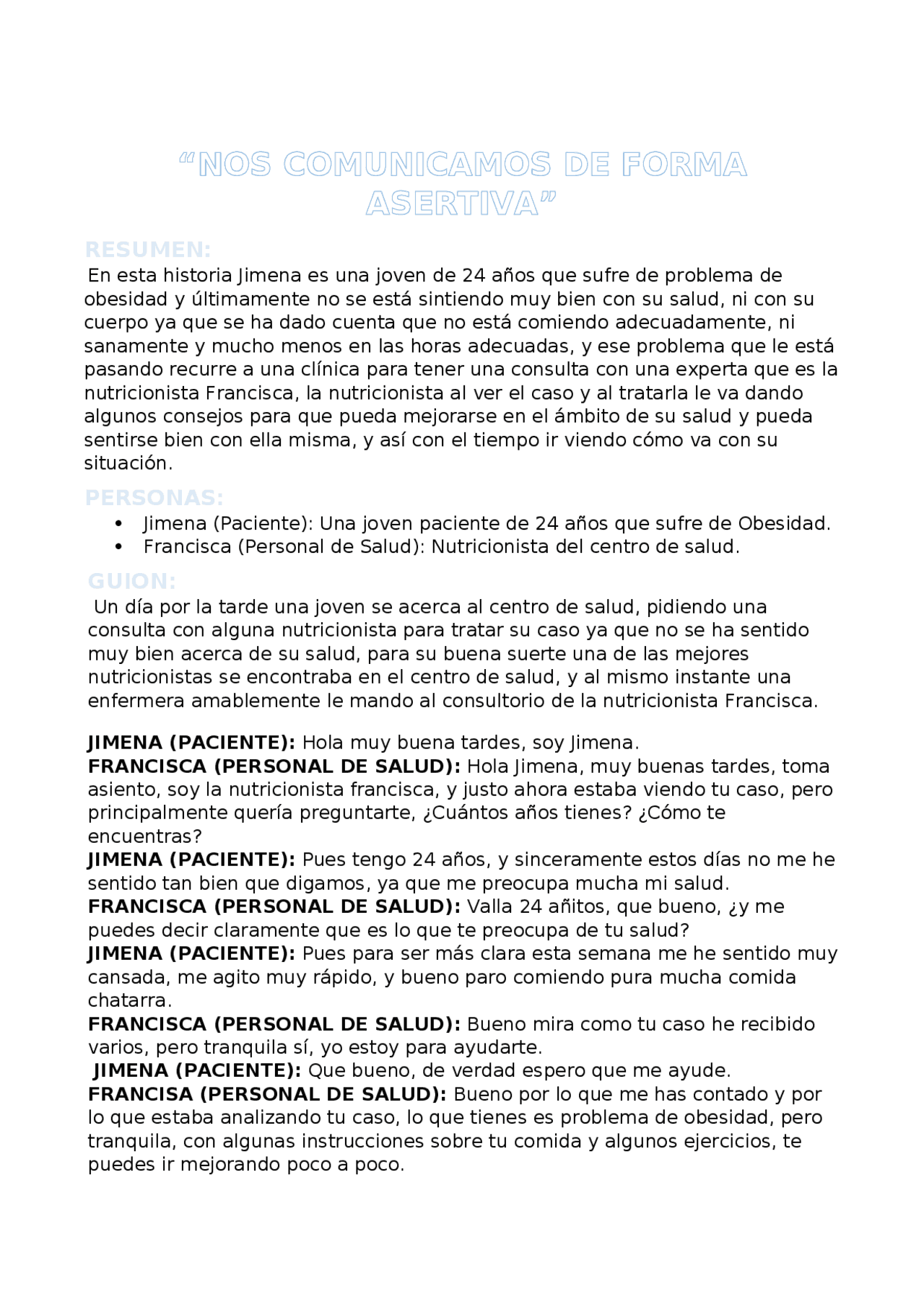 Comprension Para Comprender Resúmenes De Comunicación Docsity