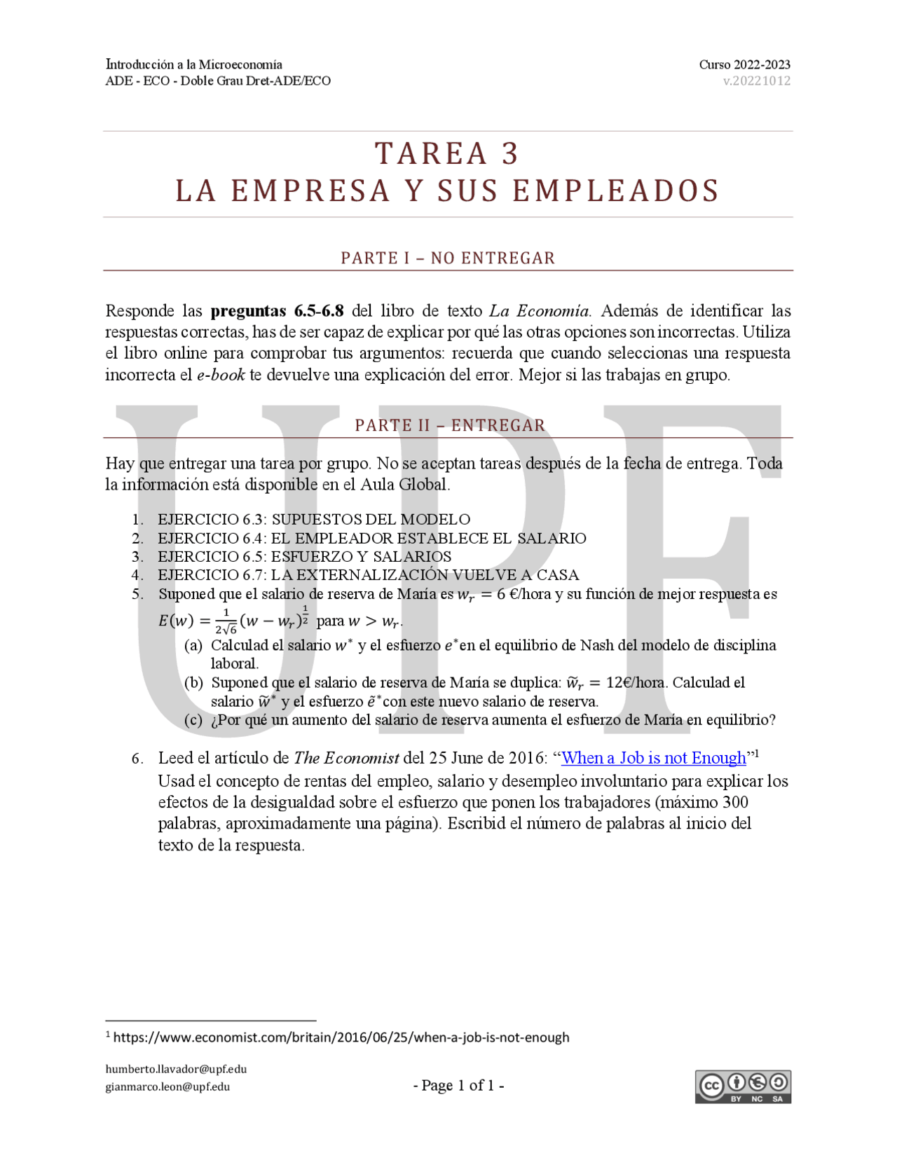 Tarea 3 Microeconomia Ejercicios De Microeconomía Docsity