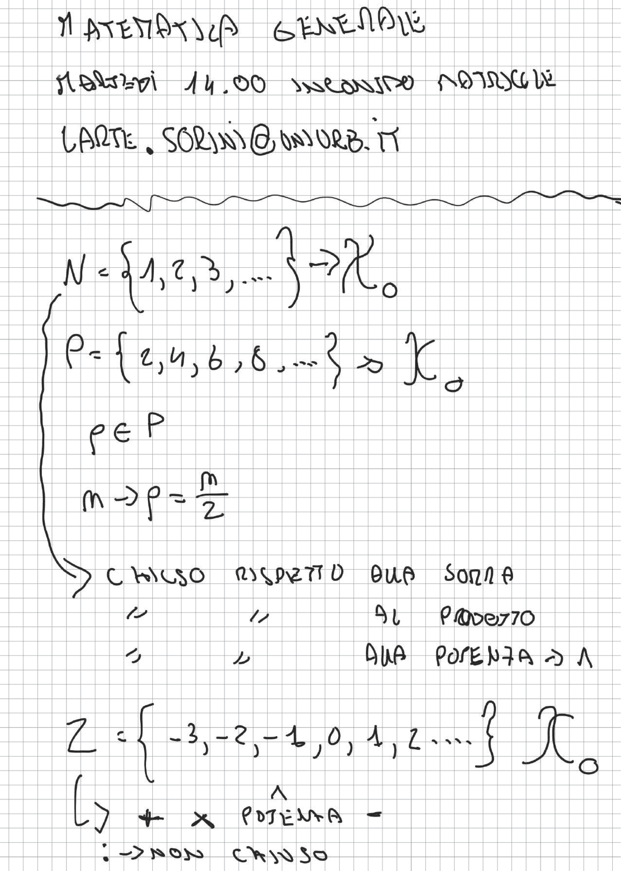 Matematica Generale Appunti Di Matematica Generale Docsity