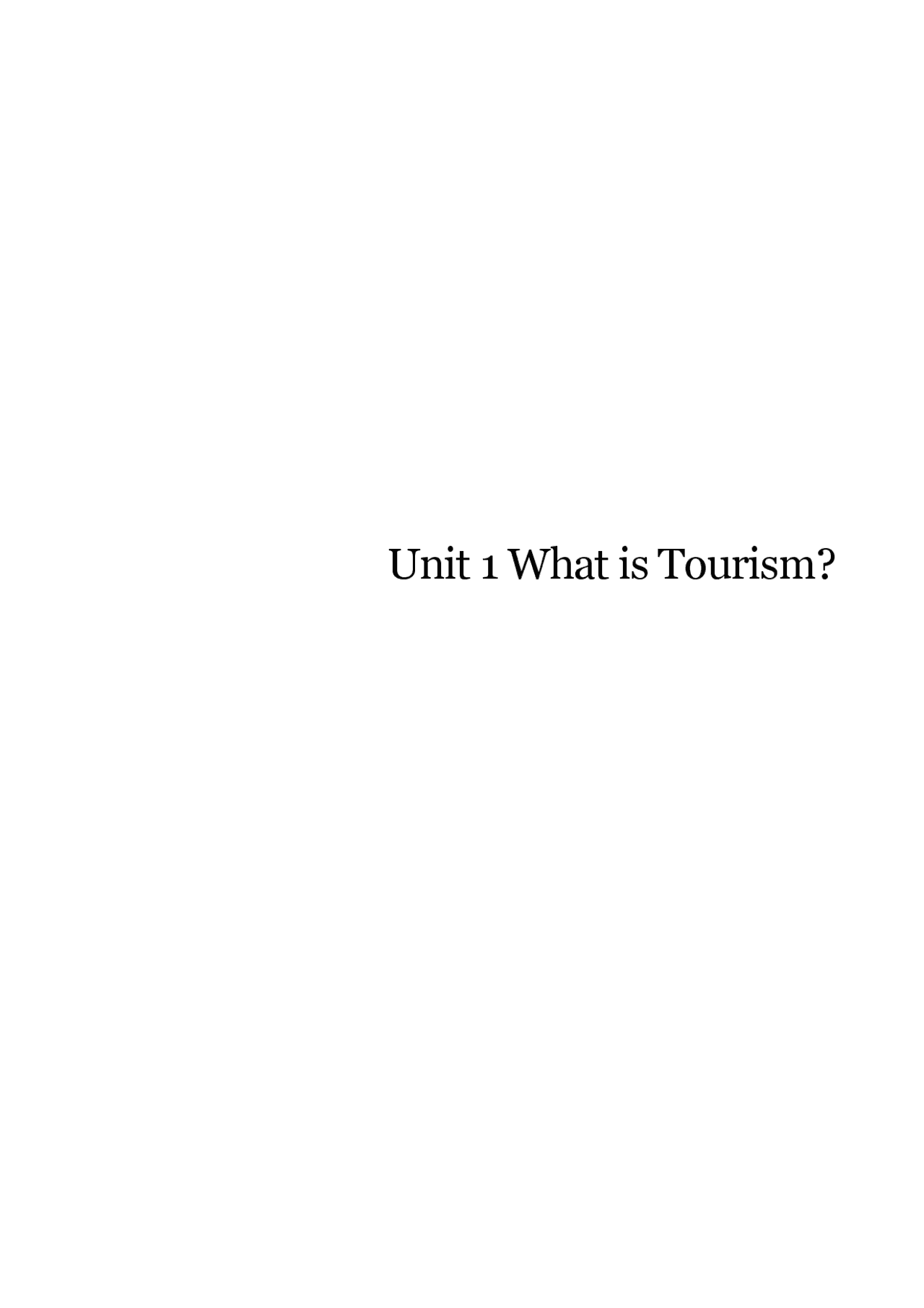Lingua Inglese Scienze Del Turismo Esercizi Di Lingua Inglese Docsity