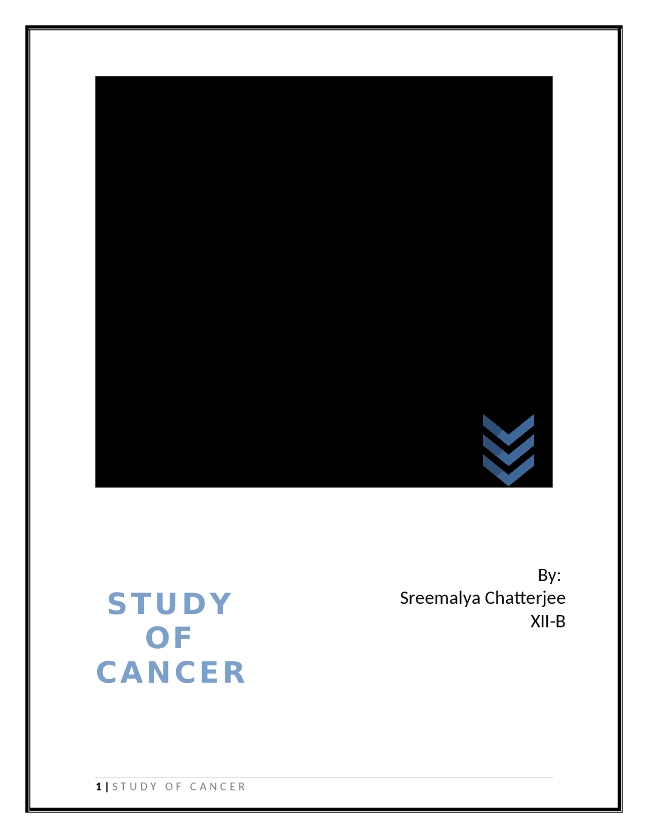 Biology investigatory project on cancer | Study notes Biology | Docsity