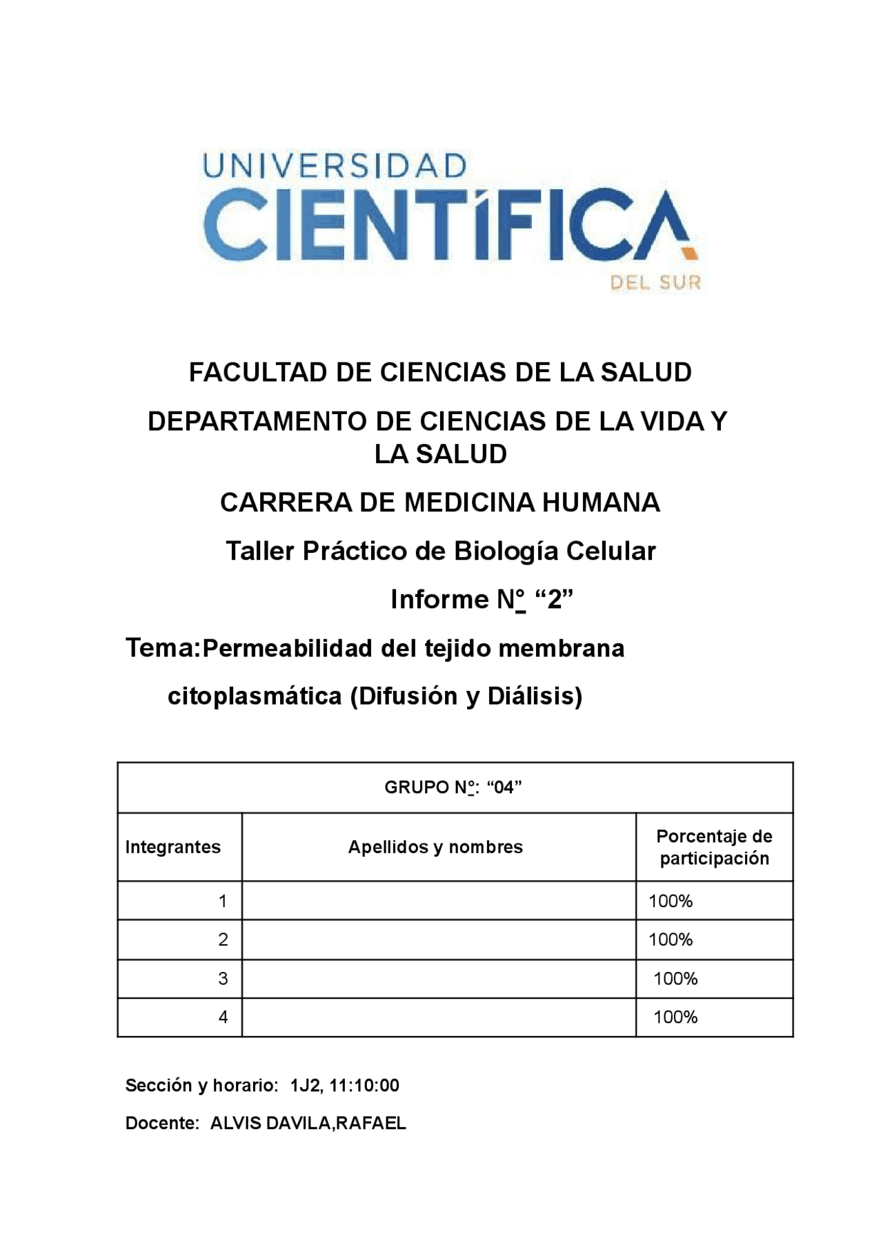 Biologia Celular Practica Ejercicios De Biología Docsity