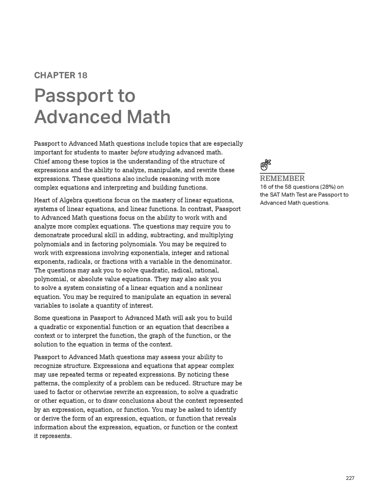 Official SAT Study Guide_ Passport to Advanced Math | Exams Mathematics ...