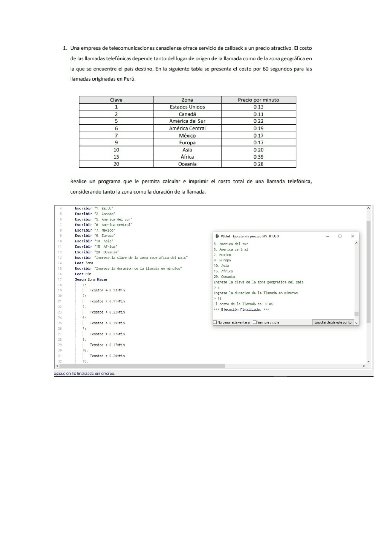 Ejercicios De Algoritmo Ejercicios De Algoritmos Y Programación Docsity