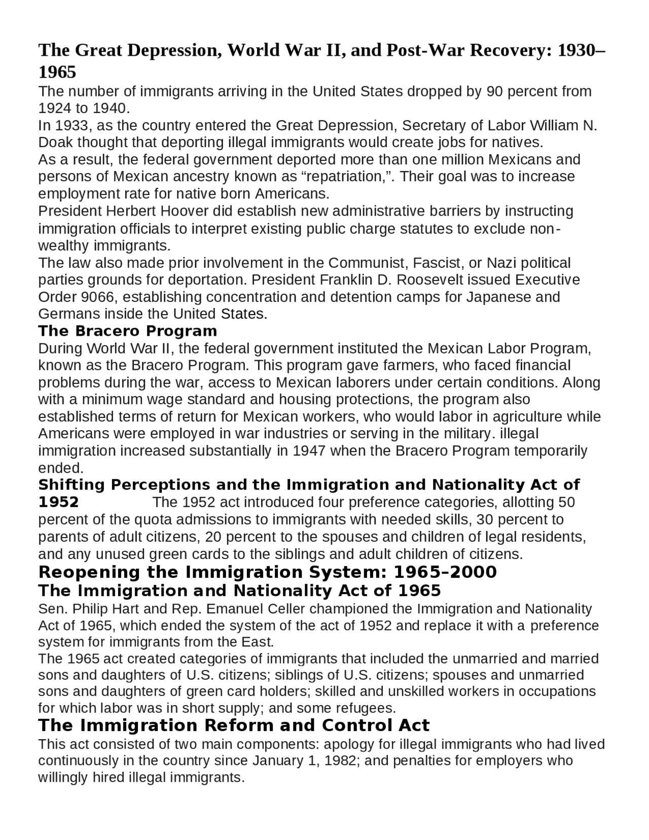 The immigration rules during the American History | Study Guides ...