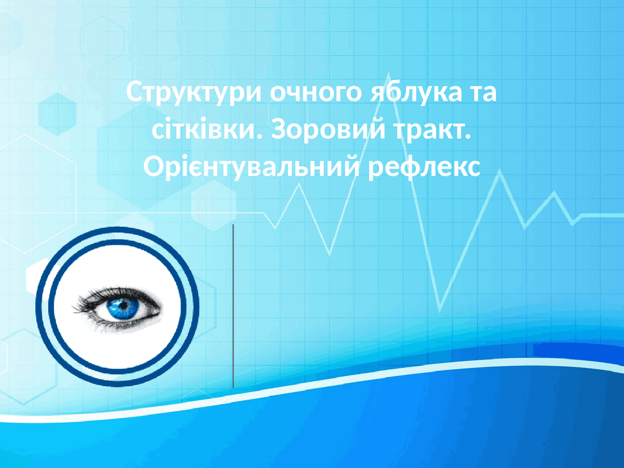 Зорова сенсорна система Презентации Биология Docsity