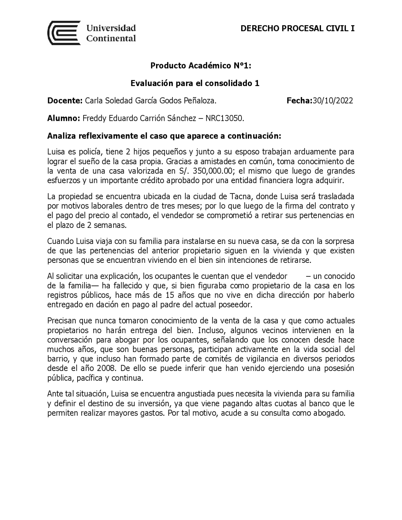 El derecho de propiedad | Exámenes de Derecho Civil | Docsity