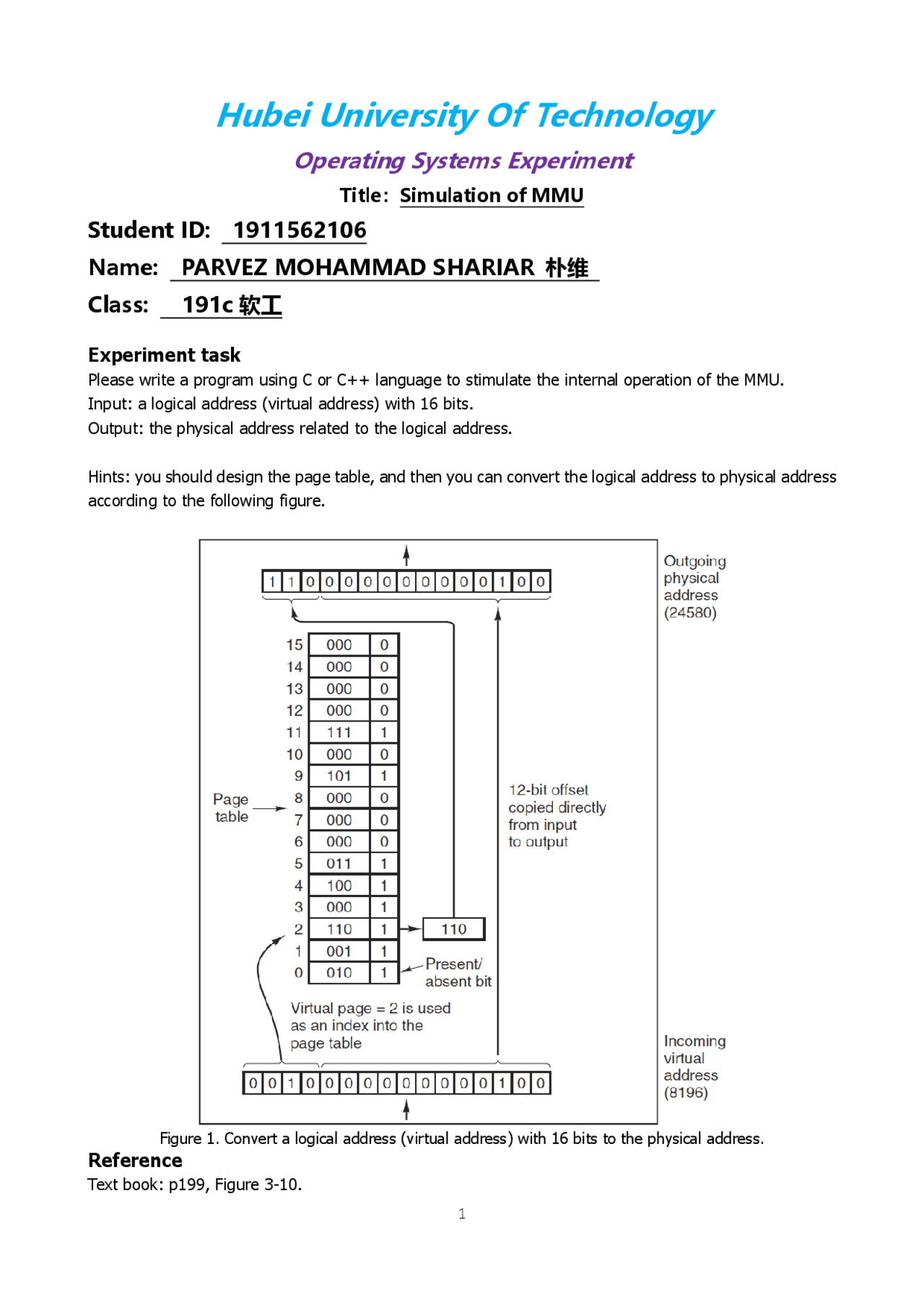 Operating Ststem Assignment Exams Operating Systems Docsity