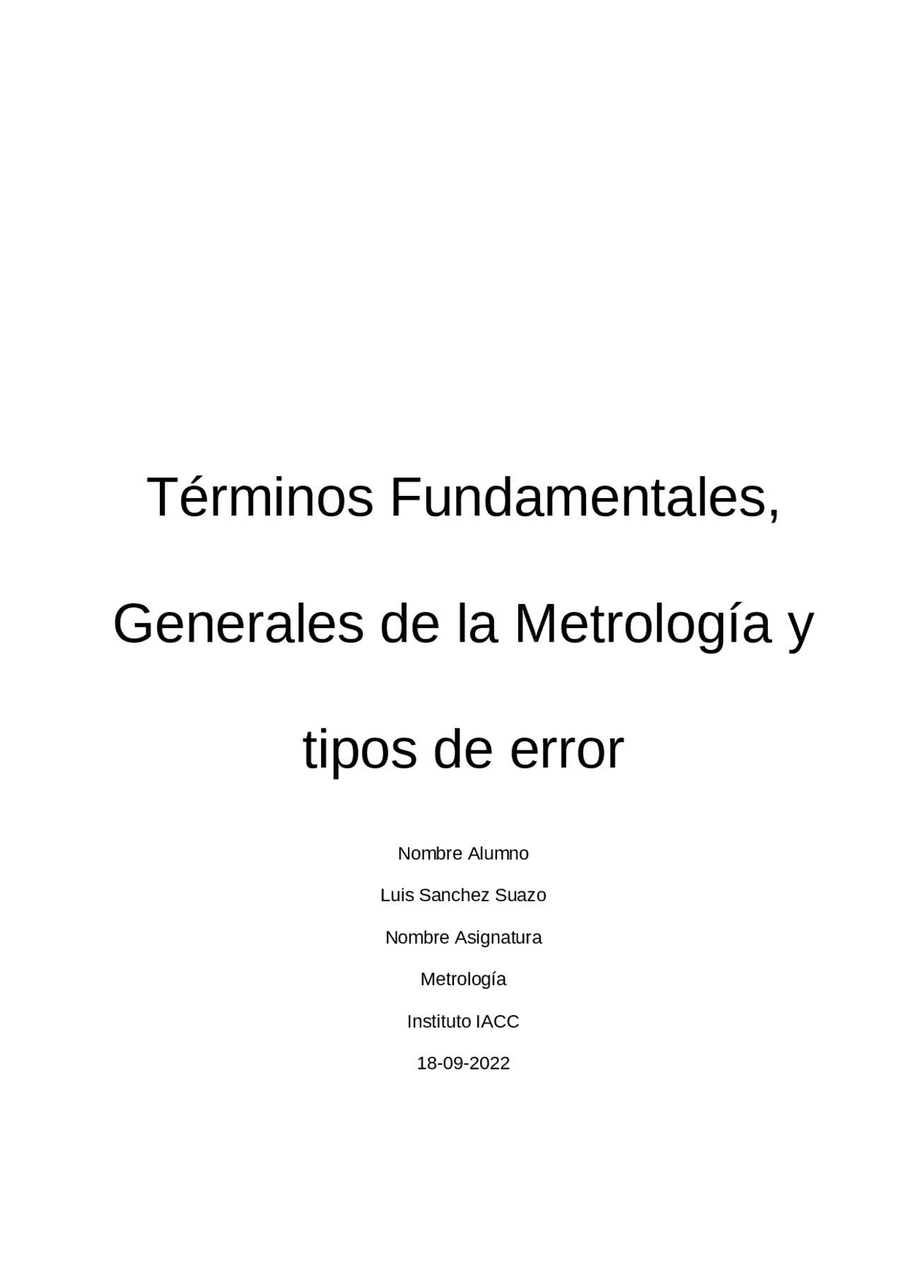 Tarea Semana 5 Metrologia Ejercicios De Metrología Docsity