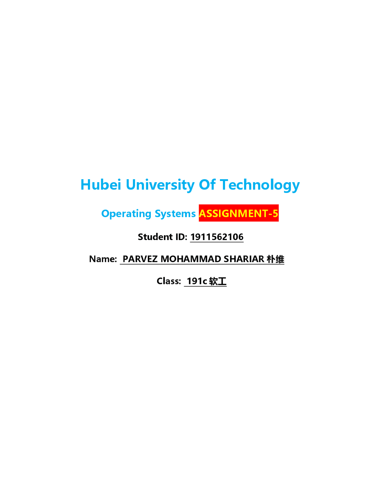 Operating Ststem Assignment Exams Operating Systems Docsity