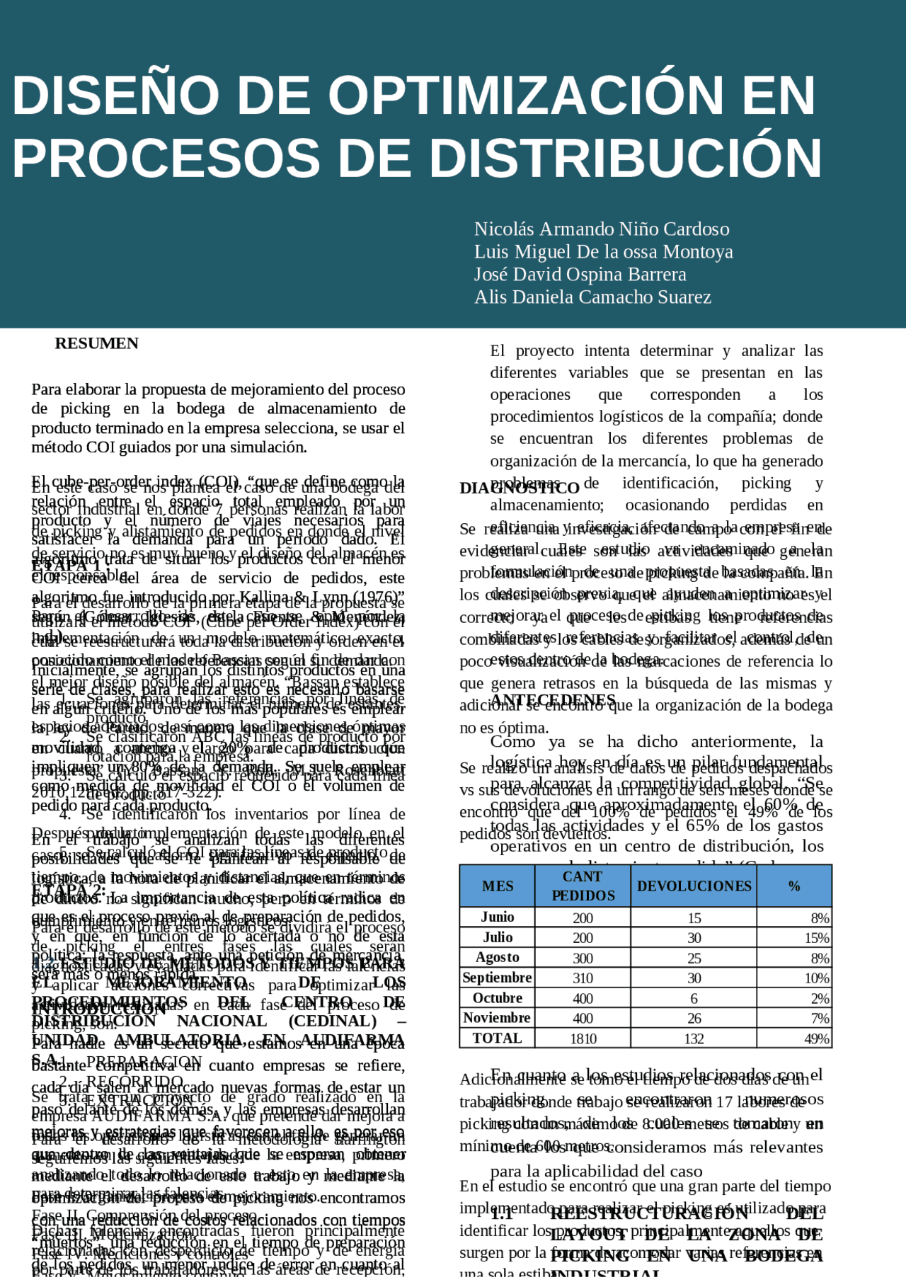 Articulo Documento De Apuntes De Logística Docsity