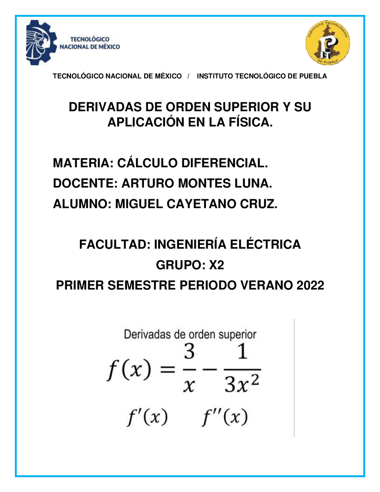 Aplicación De Las Derivadas De Orden Superior A La Física Resúmenes