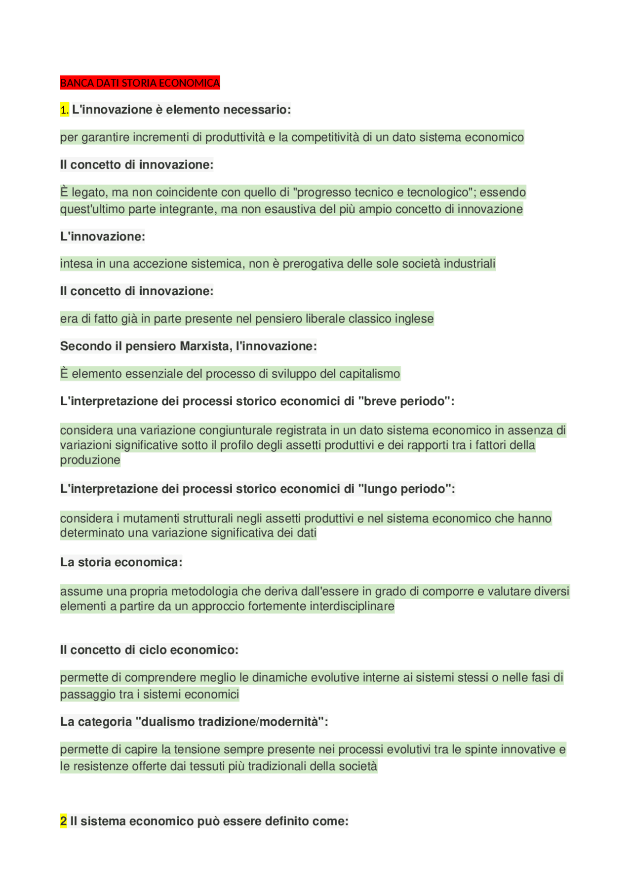 Documento Con Tutte Le Risposte Esatte Dei Test Prova D Esame Appunti