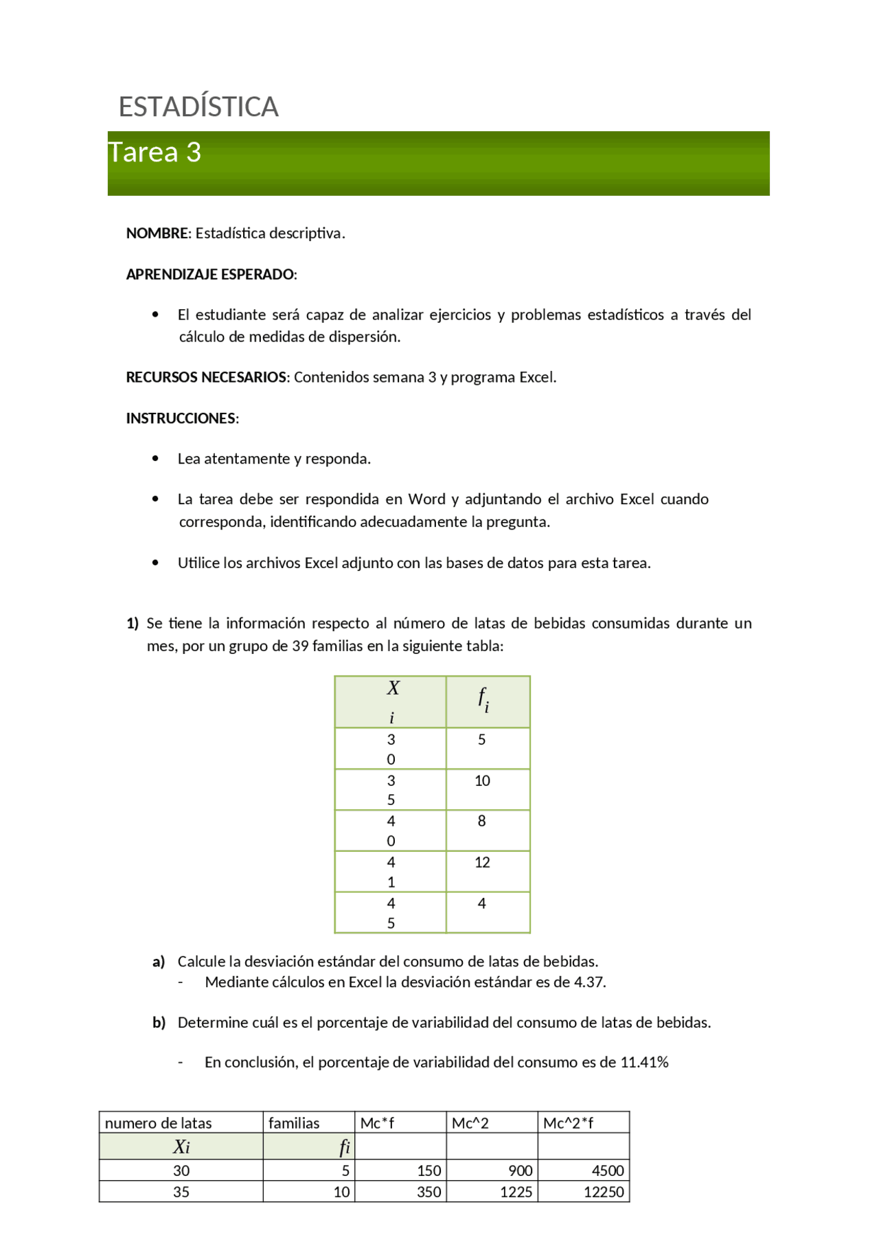 Estadistica Aplicada Ejercicios De Estadistica Aplicada A La