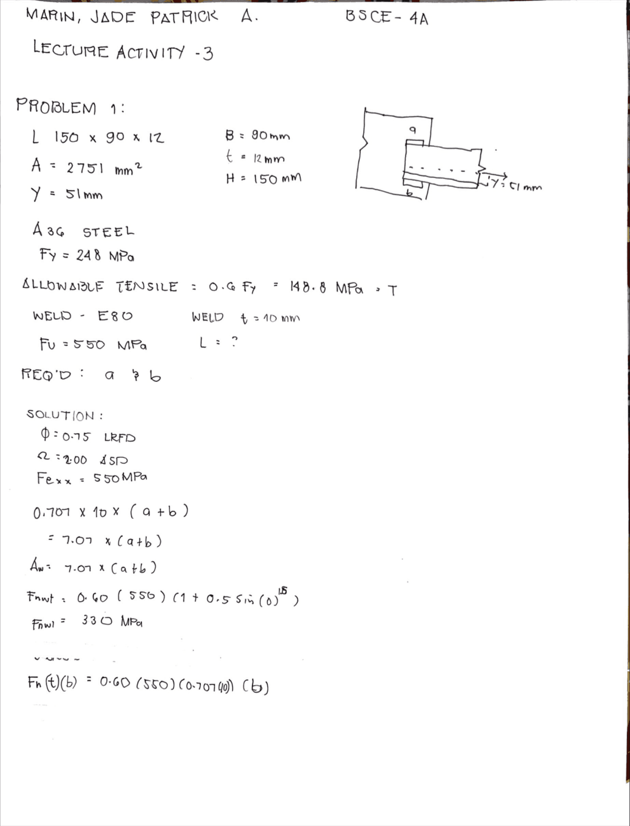 Structural Steel Design Activity Assignments Structural Analysis
