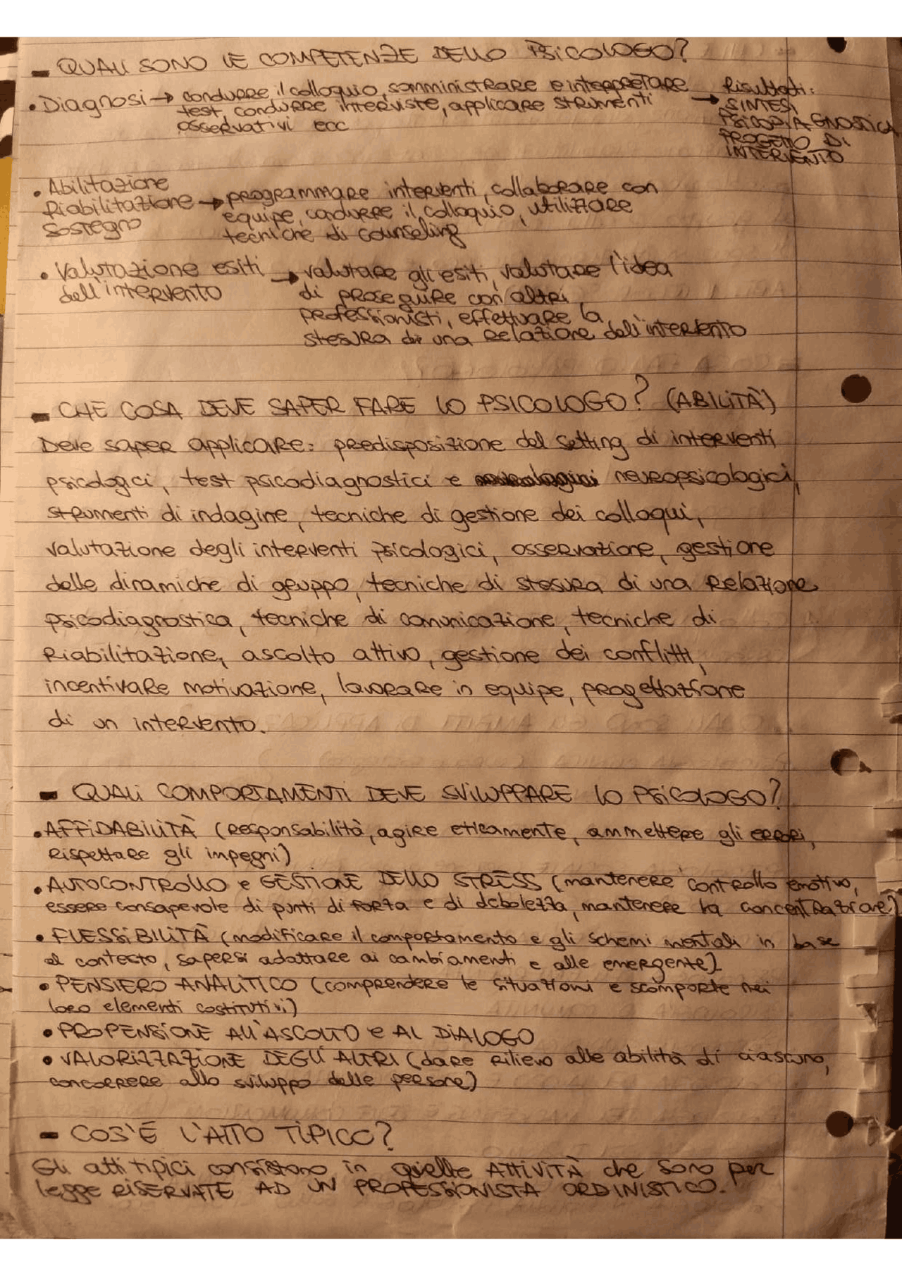 Domande e risposte sulla figura dello psicologo (utile per eds) | Schemi e mappe concettuali di ...