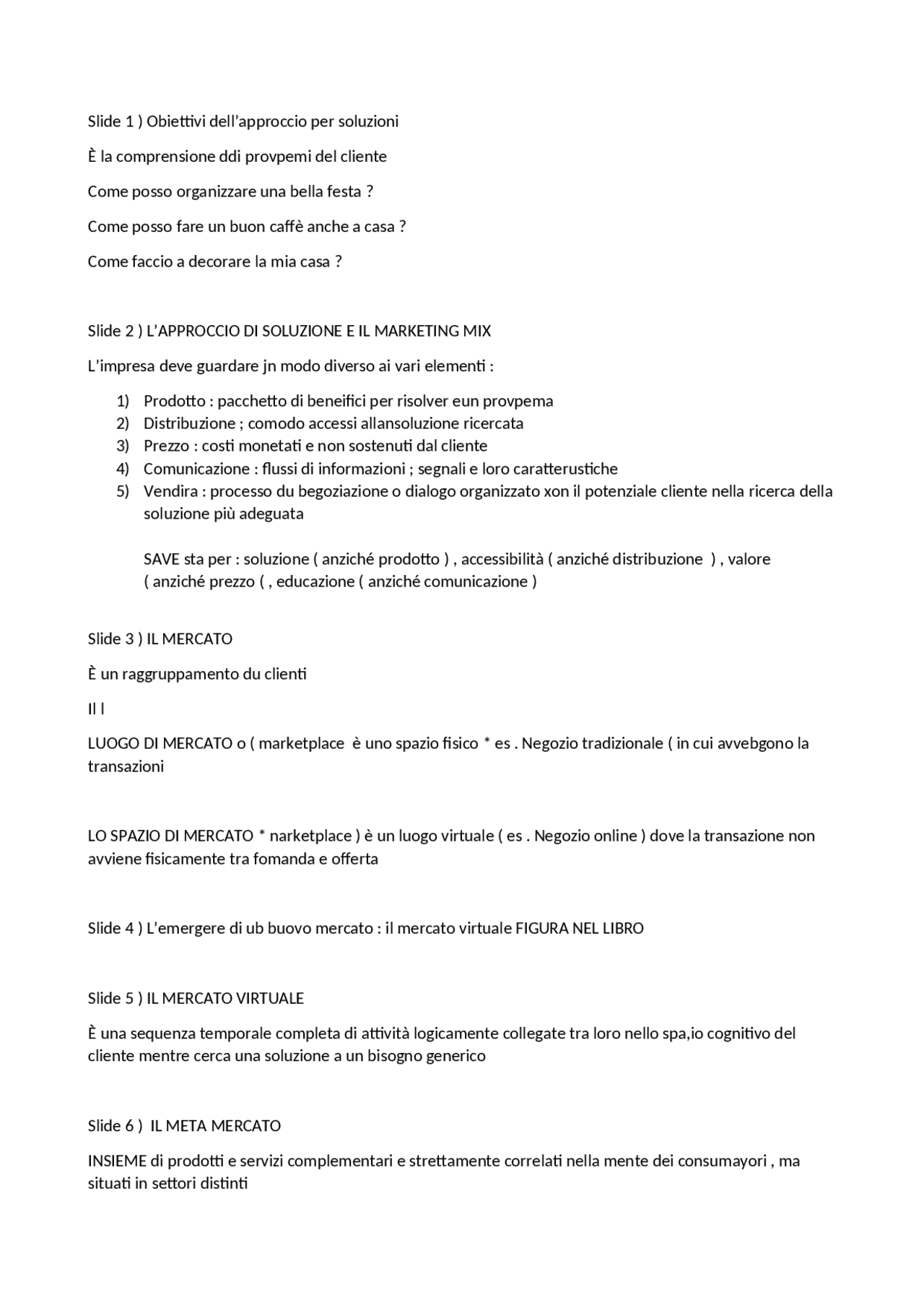 Lezione 18 10 2022 Marketing Appunti Di Marketing Docsity