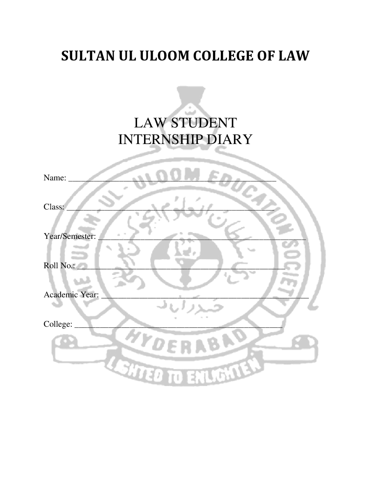 Law Related Internship Summaries Law Of Torts Docsity