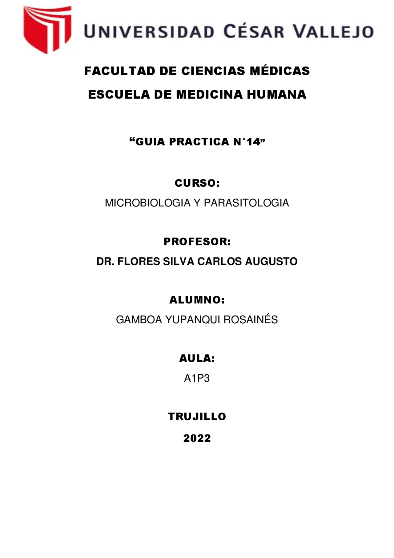 Guía Practica Sesiones 14 Y 13 Ejercicios De Microbiología Docsity