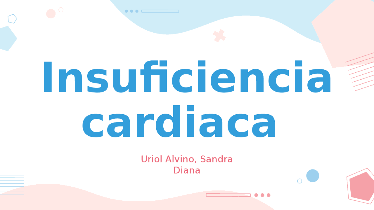 Insuficiencia Cardiaca Diapositivas De Fisiopatología Docsity