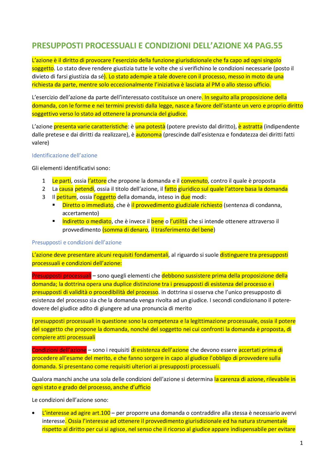 Domande E Risposte Procedura Civile Appunti Di Diritto Processuale