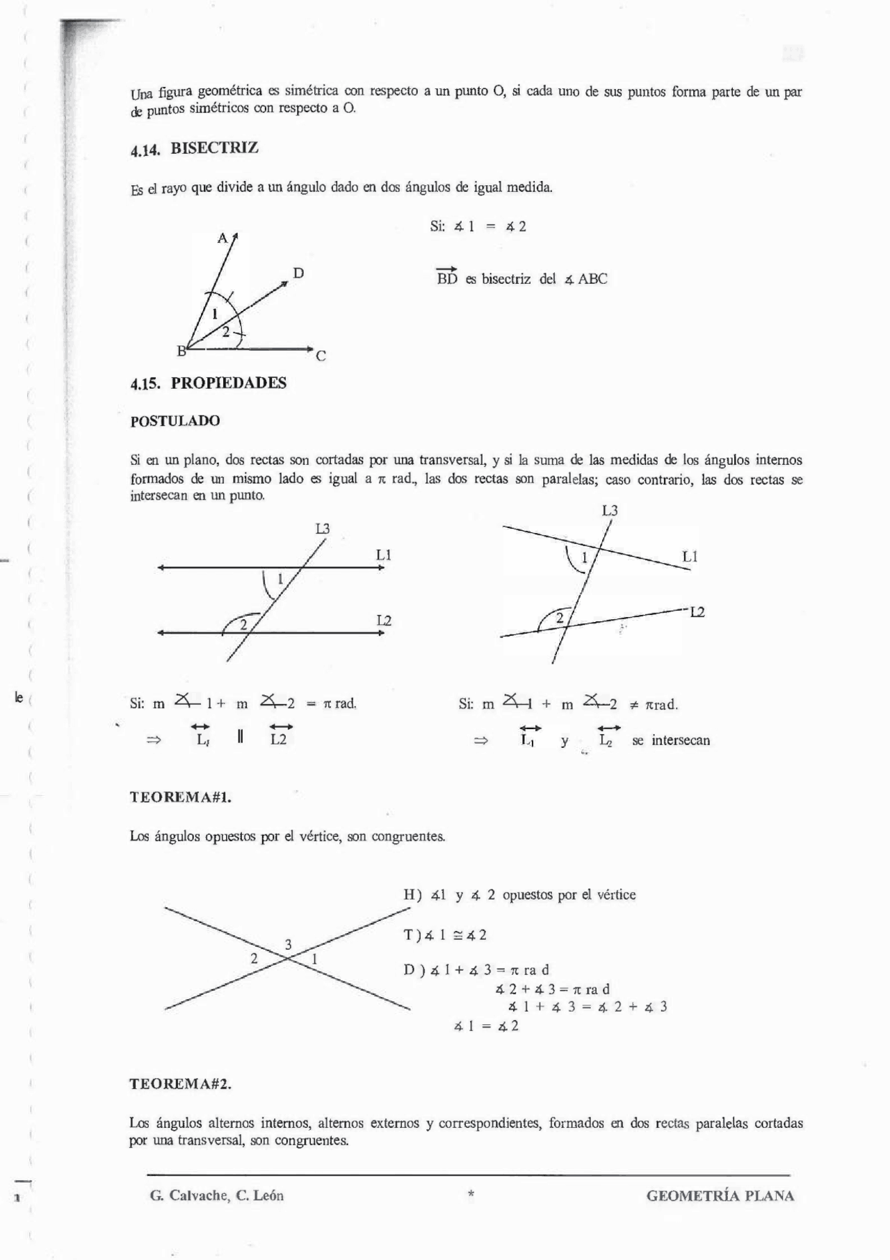 Teoremas de angulos de calvache | Resúmenes de Matemáticas | Docsity