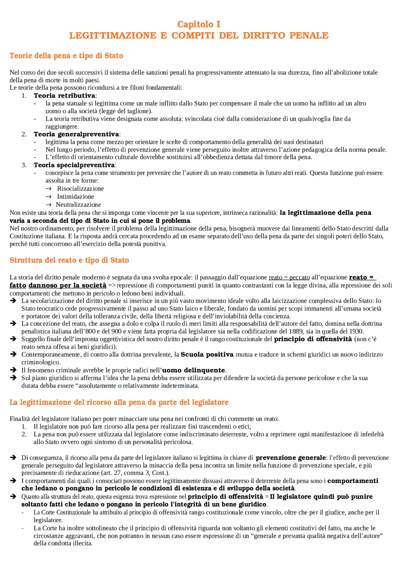 Diritto penale mappe concettuali riassuntive | Schemi e mappe ...