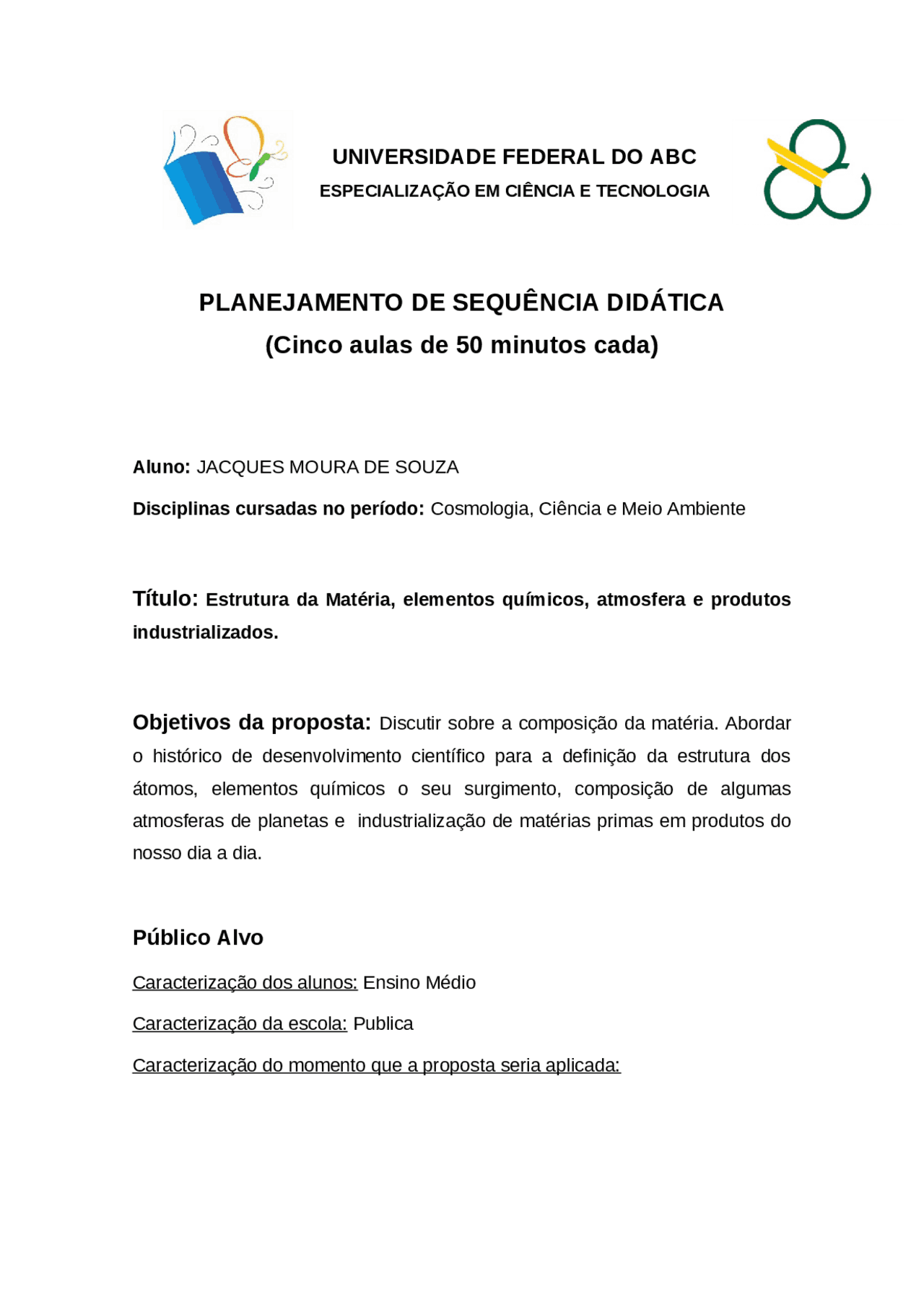 Sequencia Didatica De Matematica Esquemas Matemática Docsity