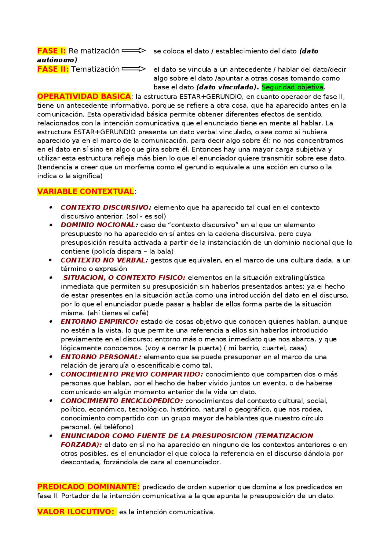 Linguistica Spagnola Schemi E Mappe Concettuali Di Linguistica