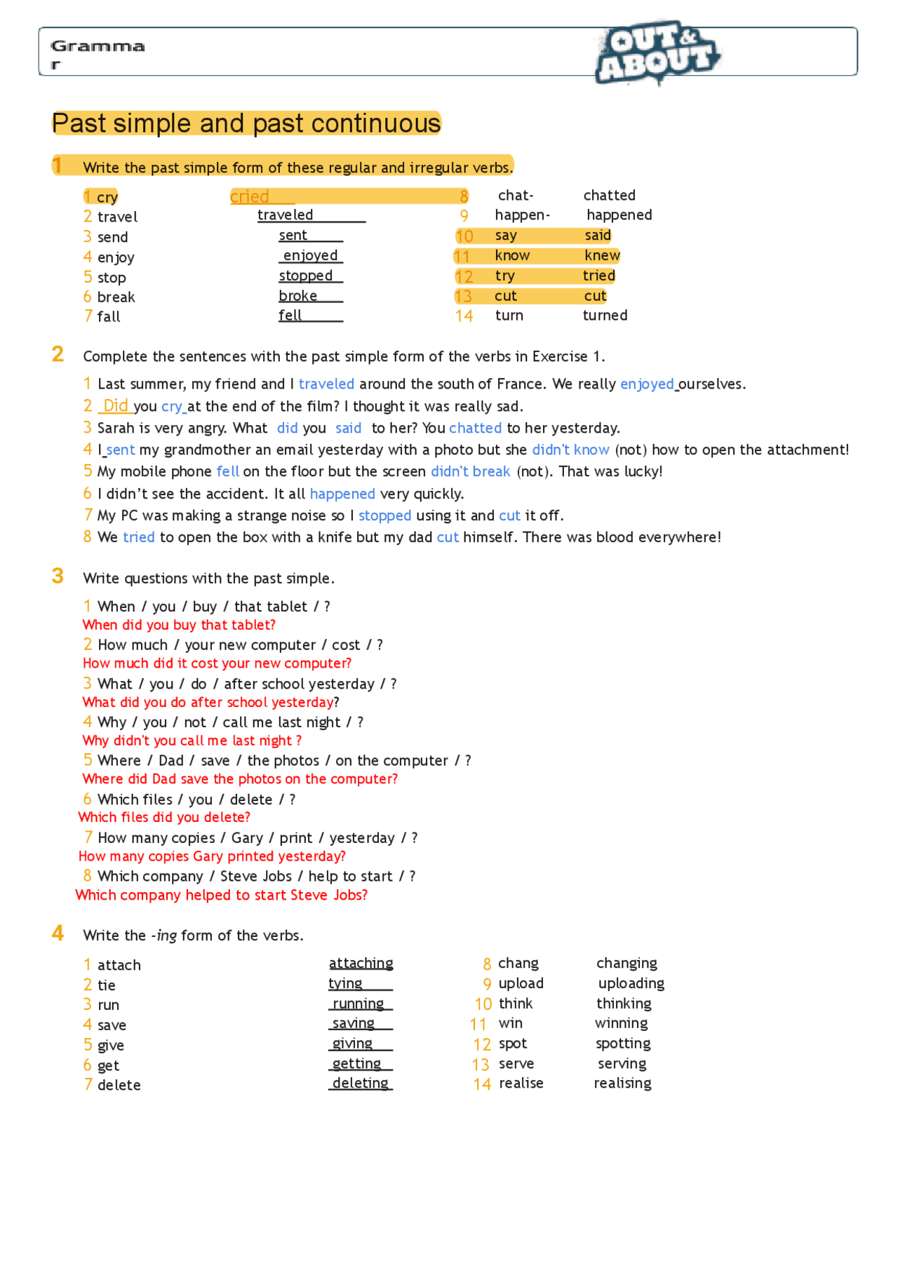 Inglish Work Homework Ejercicios De Derecho Docsity