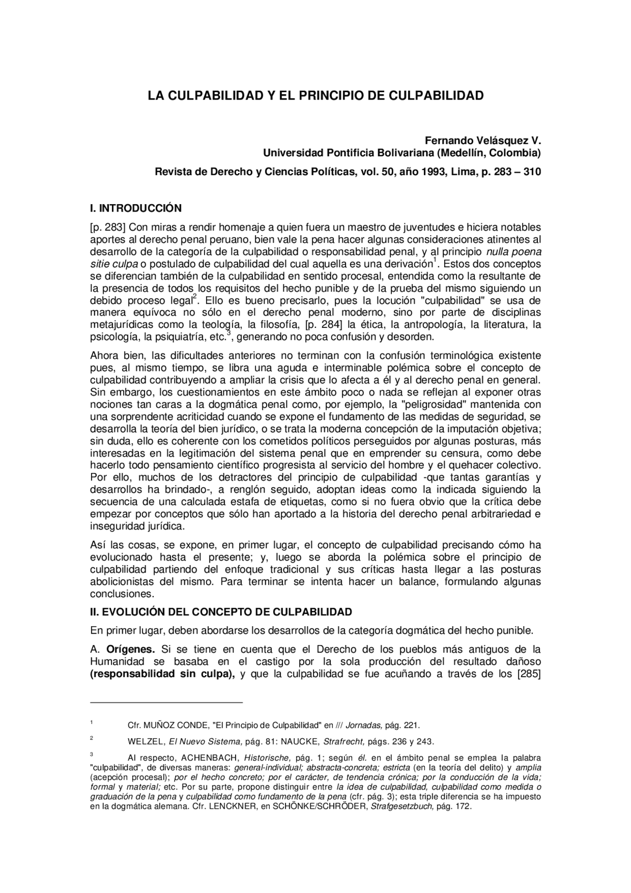 LA CULPABILIDAD Y EL PRINCIPIO DE CULPABILIDAD | Resúmenes de Derecho ...