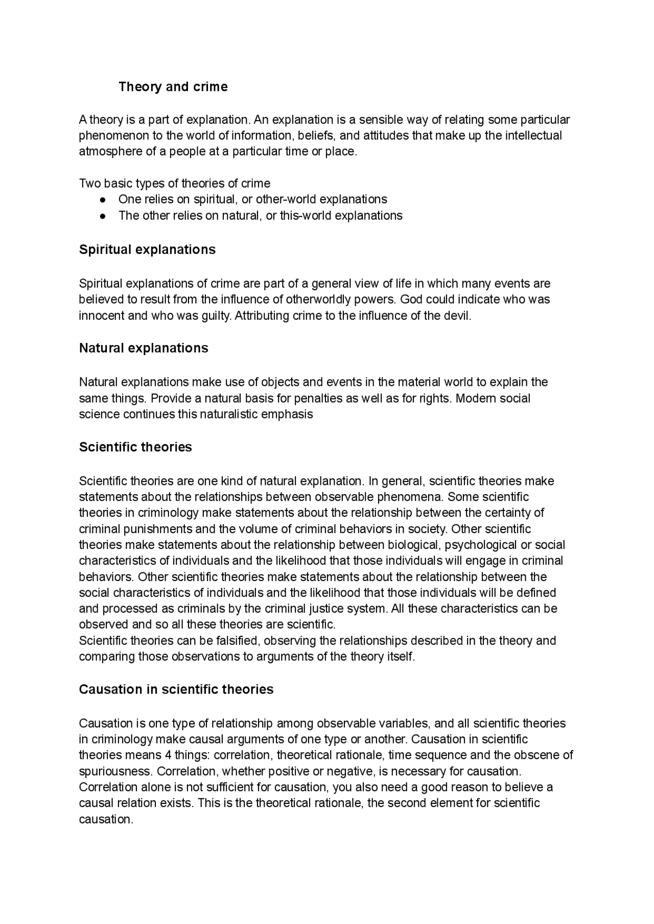 Resumen Lectura 2 Theory And Crime Esquemas Y Mapas Conceptuales De