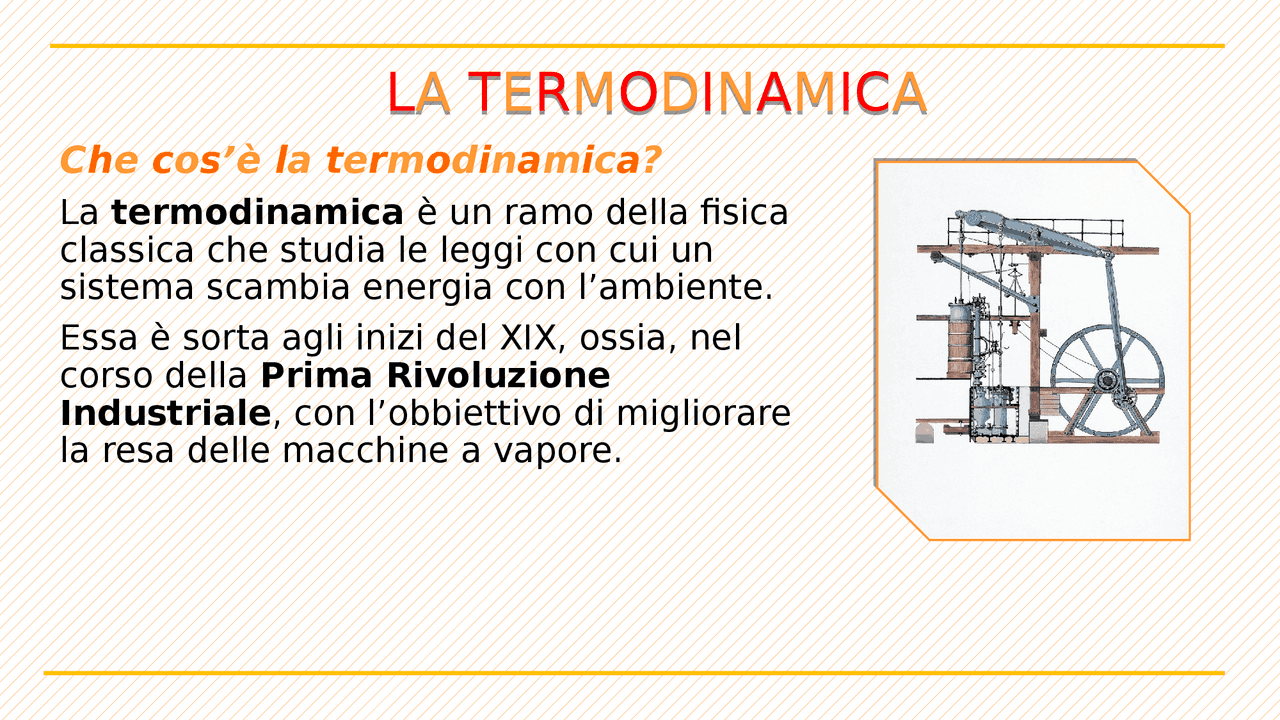 Pp Sulla Termodinamica Slide Di Fisica Docsity