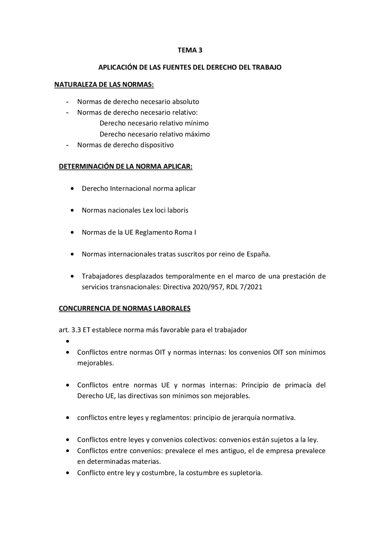 Apuntes Tema 3 Laboral Resúmenes De Derecho Laboral Docsity