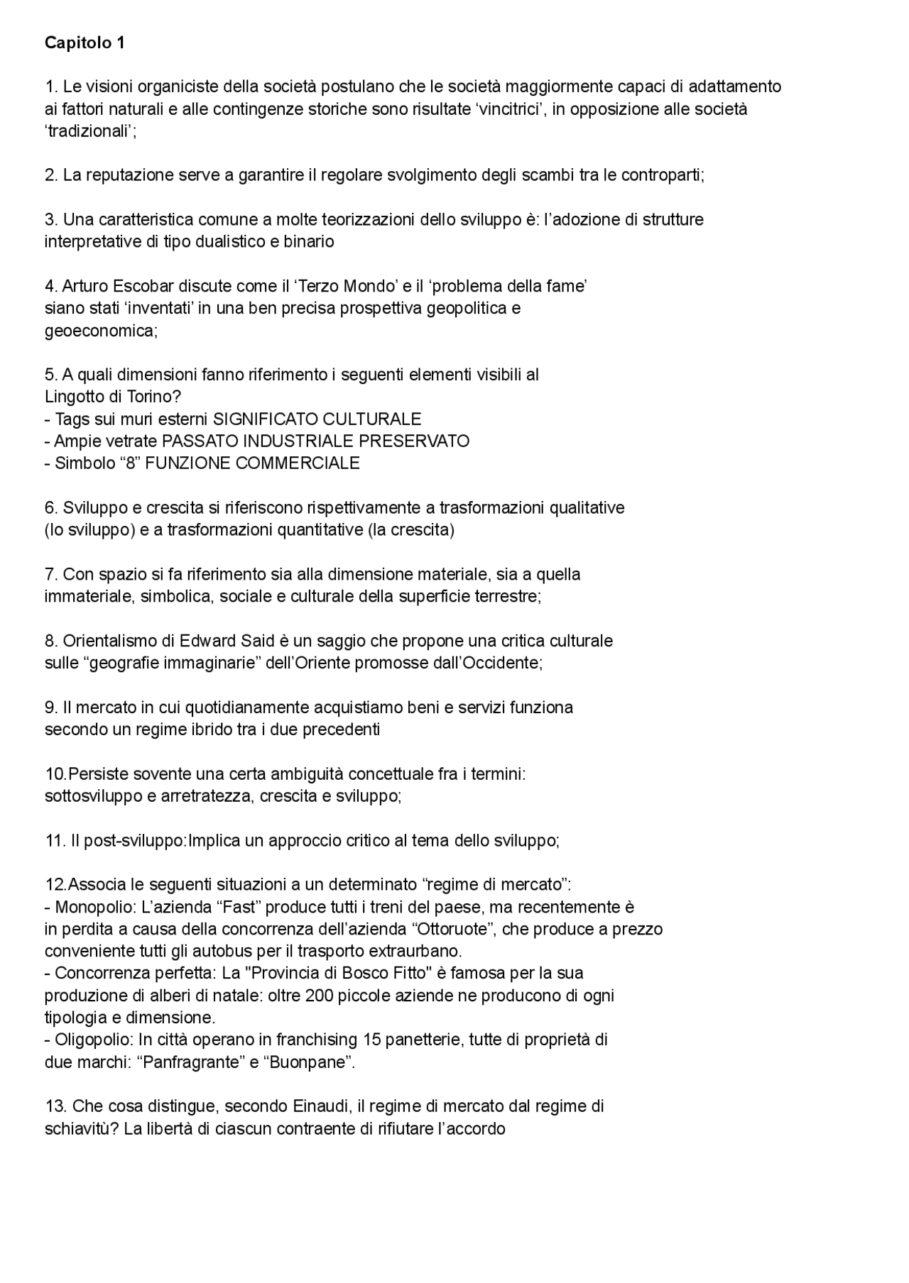 Domande Esame Lessico Delle Scienze Politiche E Sociali Prove Desame