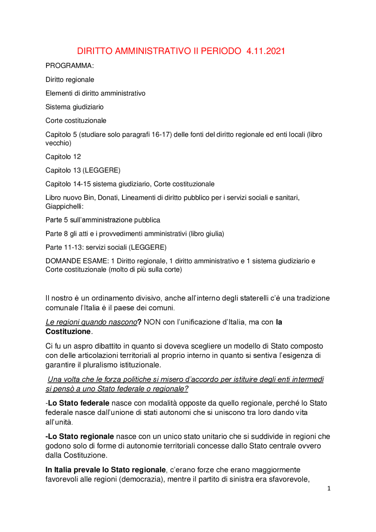 Diritto pubblico e amministrativo II parte | Appunti di Diritto Pubblico | Docsity