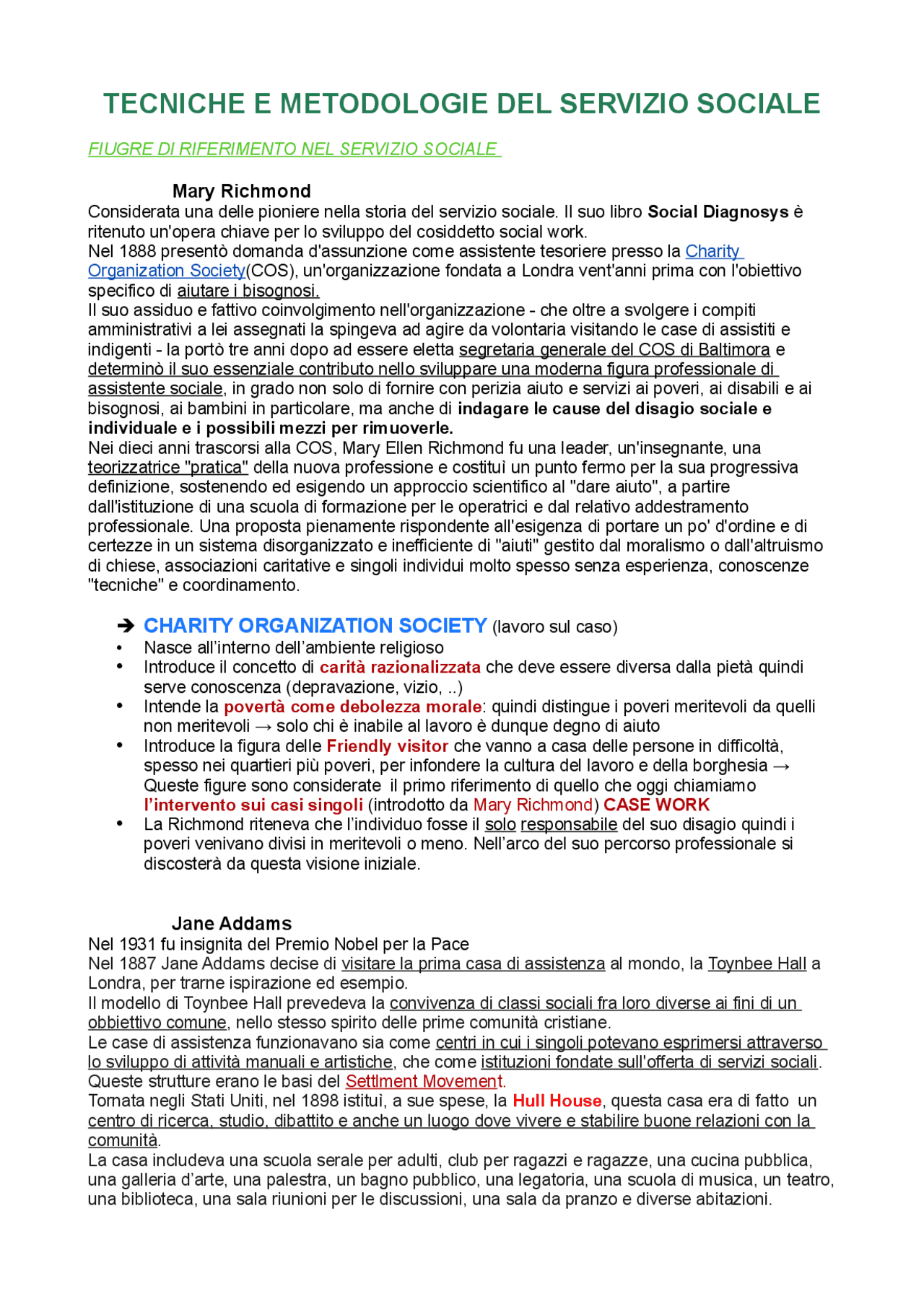 Il Metodo Del Servizio Sociale Slide Di Metodi E Tecniche Del