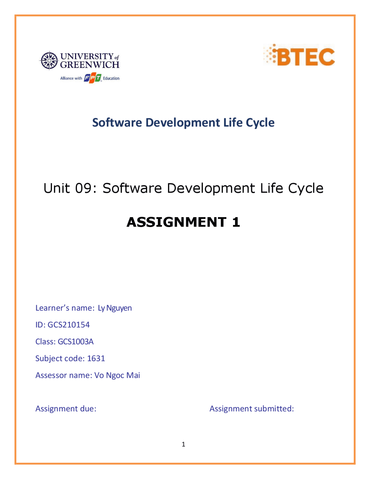 Software Development Life Circle 1631 Pass Lecture Notes Software