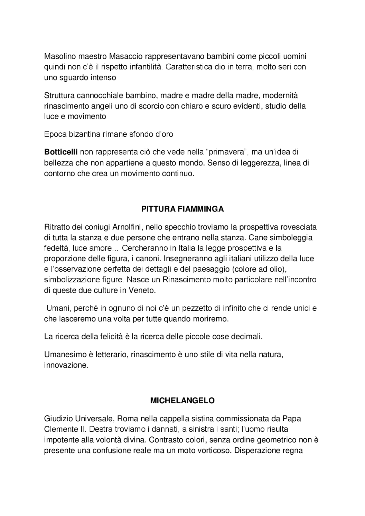 Appunti Storia Dellarte Appunti Di Arte E Territorio Docsity