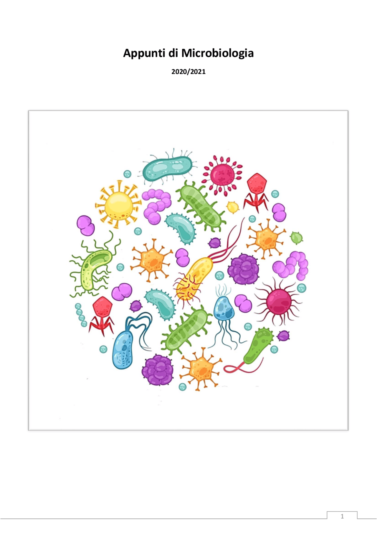 Appunti Di Microbiologia Speciale Dispense Di Microbiologia Docsity