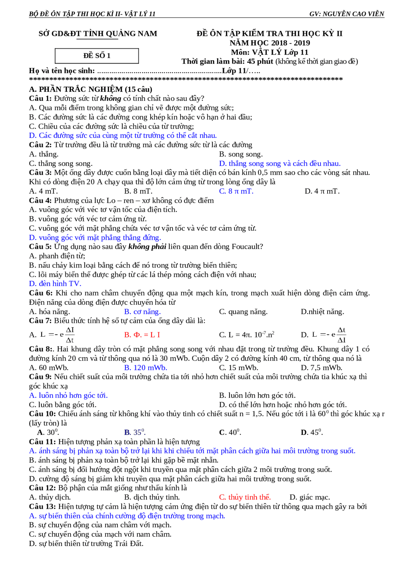 Kien thuc mon toan tai truong fpt | Exams Mathematics | Docsity