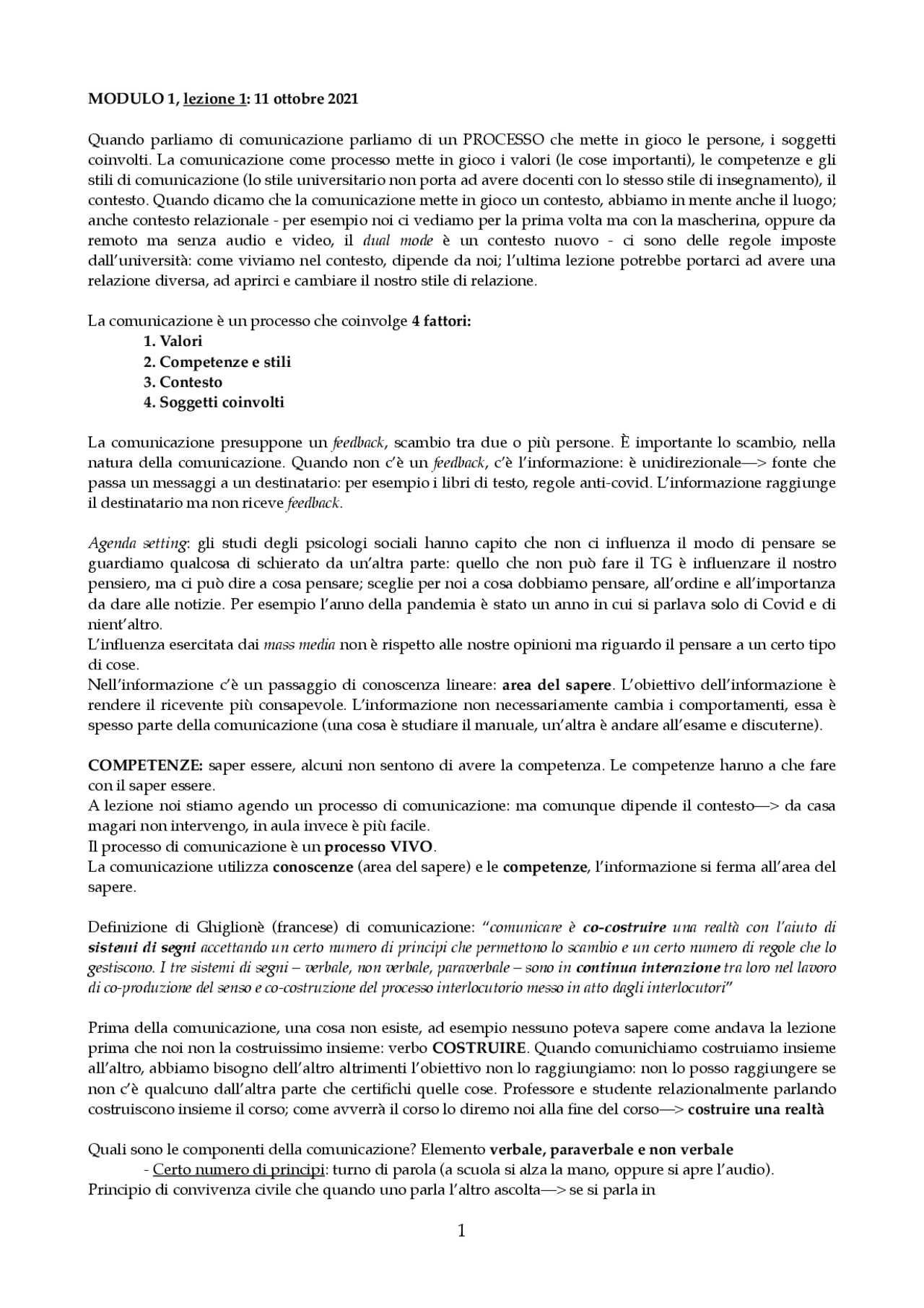 Tecniche Di Gestione Delle Relazioni Interpersonali Appunti Di